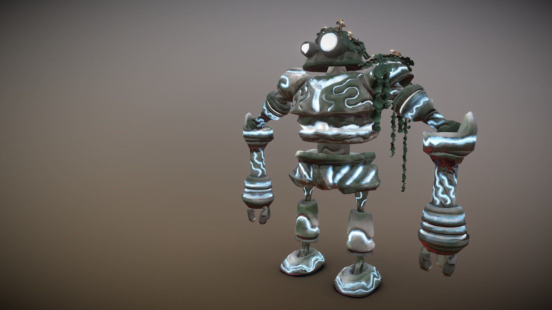 Robot guardian - 3D model by Nausicaa (@delphins) [9625315] - Sketchfab