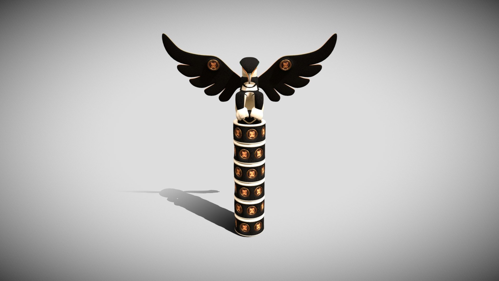 XList Totem Pole Blank - 3D model by XList [96260dc] - Sketchfab
