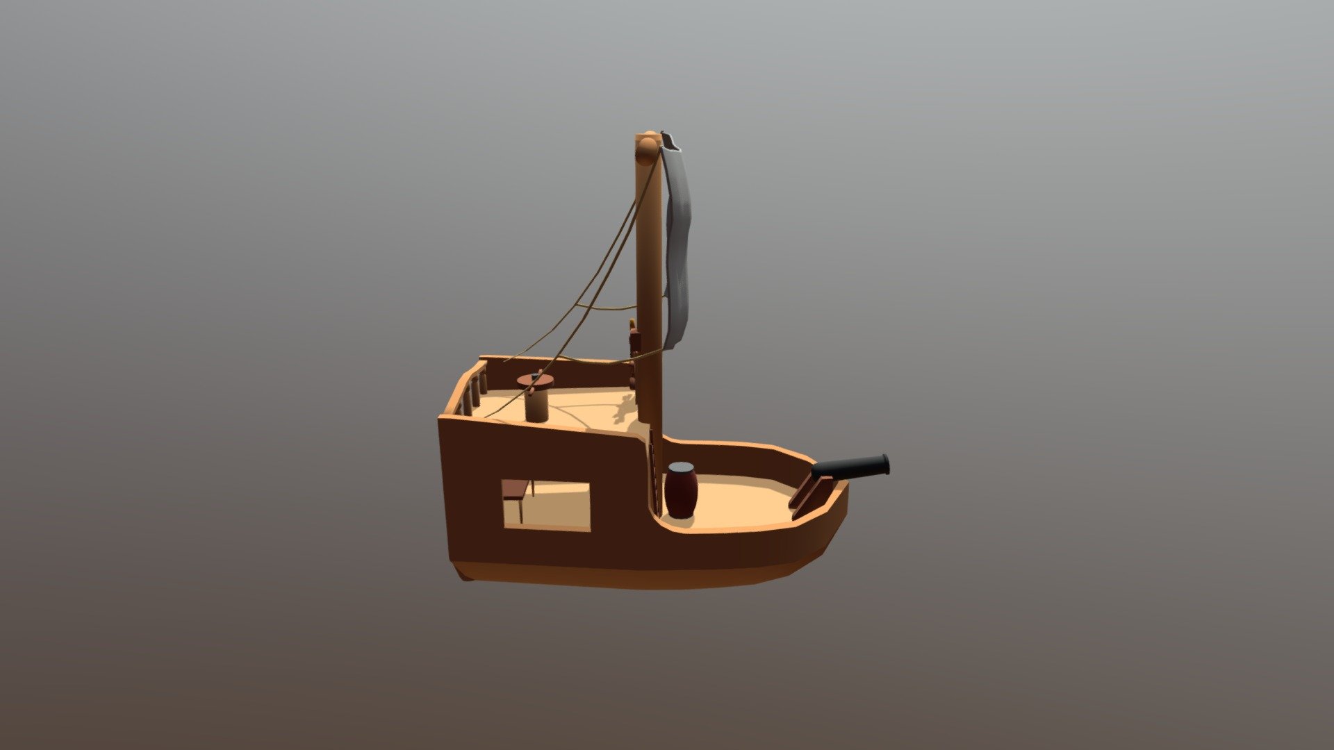 Mini Sloop - 3D model by Chezzy [96277bc] - Sketchfab