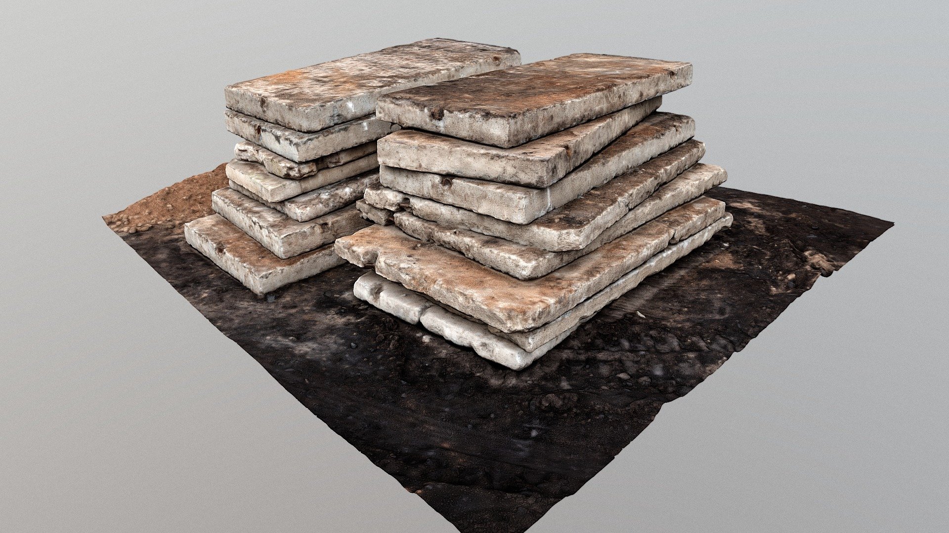 Concrete blocks - Buy Royalty Free 3D model by kubacpetr [9627d14 ...