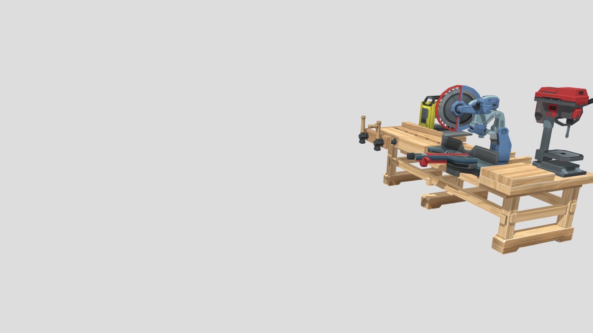 Advanced Carpentry Table - 3D model by z73 [962aabb] - Sketchfab