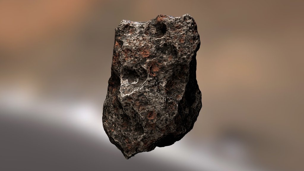 Meteorite Fragment - 3D model by aellis43 [962b3e6] - Sketchfab
