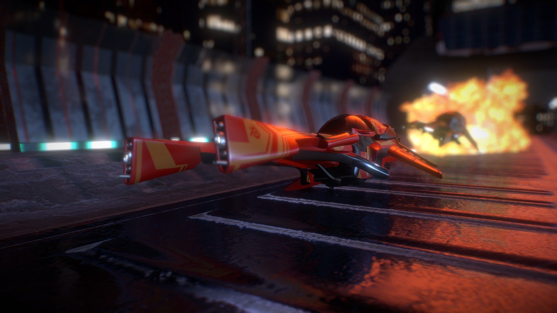 Racing Spaceship Scene V2.5 - Download Free 3D model by slls666 ...