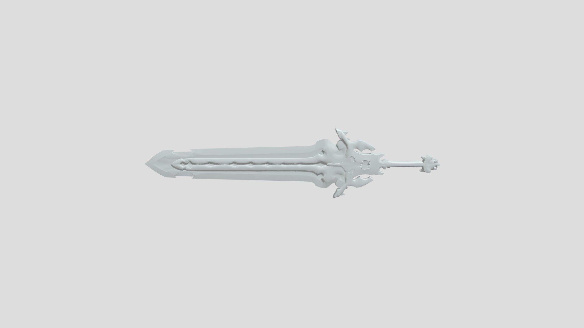 Magical greatsword - 3D model by Mathias Kapelrud (@MathiasK) [962f210 ...