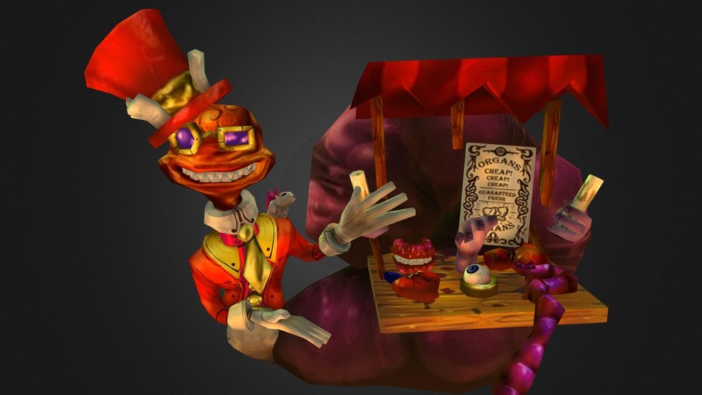Merchant In Game Model - 3D model by Basil Lim (@firewatersun) [96315f5 ...