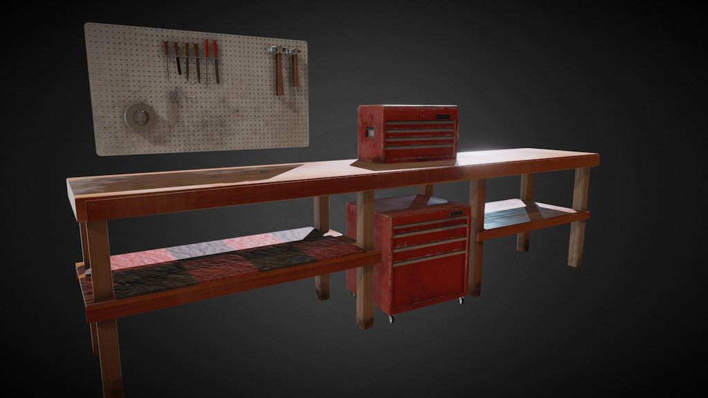 Workbench - Download Free 3D model by JJ Chalupnik (@jjchalupnik ...