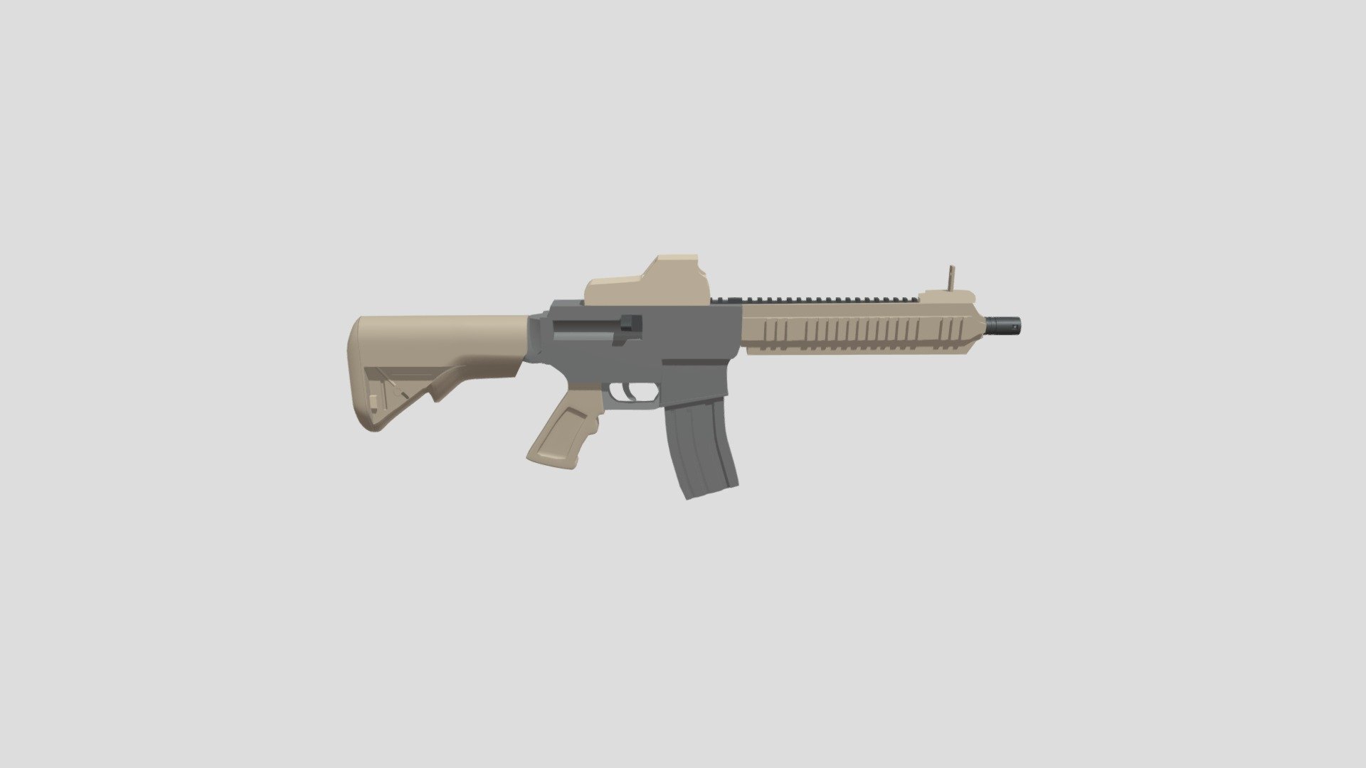 MK18 - 3D model by carnade [9637213] - Sketchfab