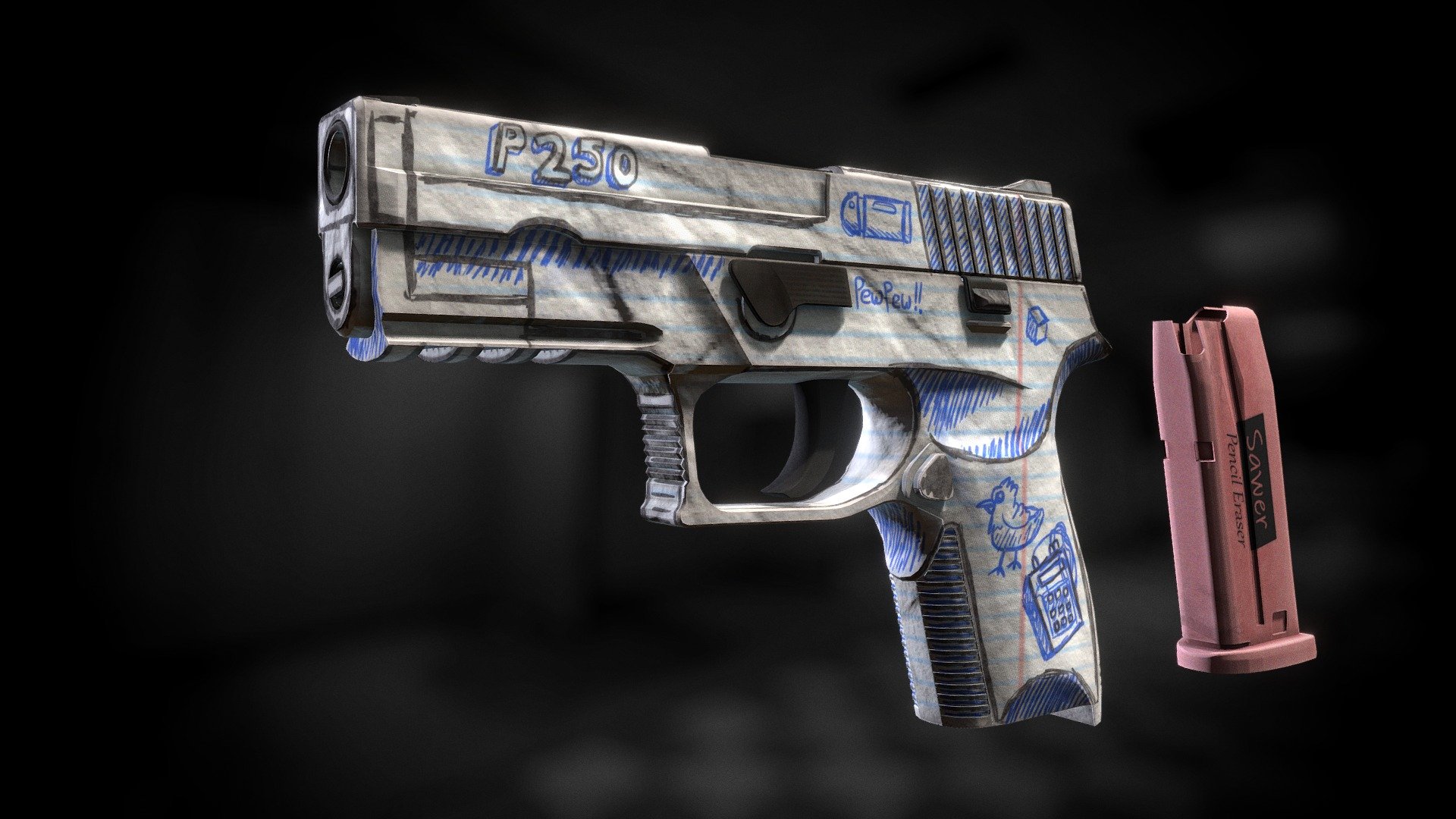 p250 | Off Topic - 3D model by Liam Moffitt (@divadan) [9639e05 ...