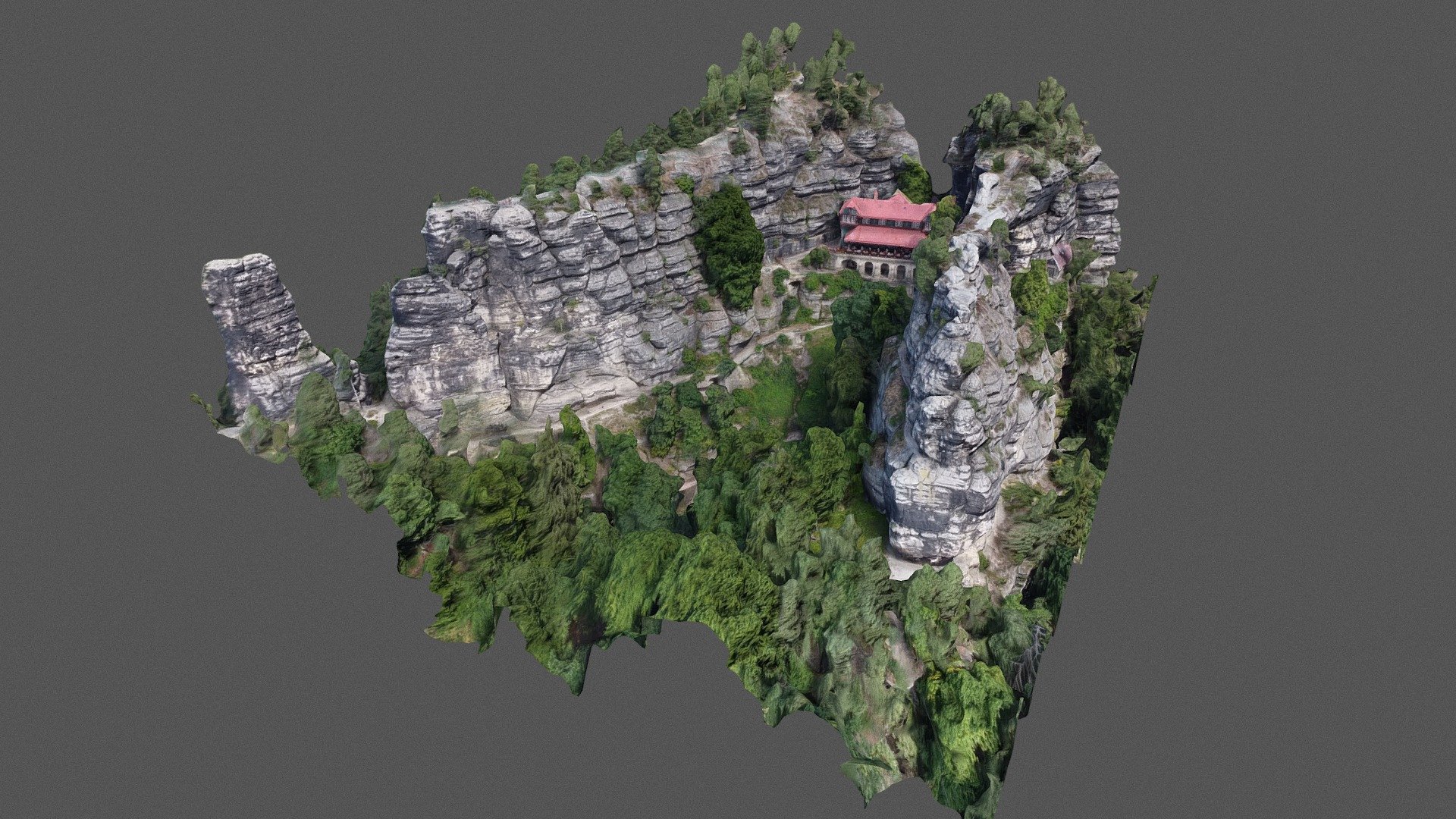 Rock sandstone formation (experimental) - Download Free 3D model by ...