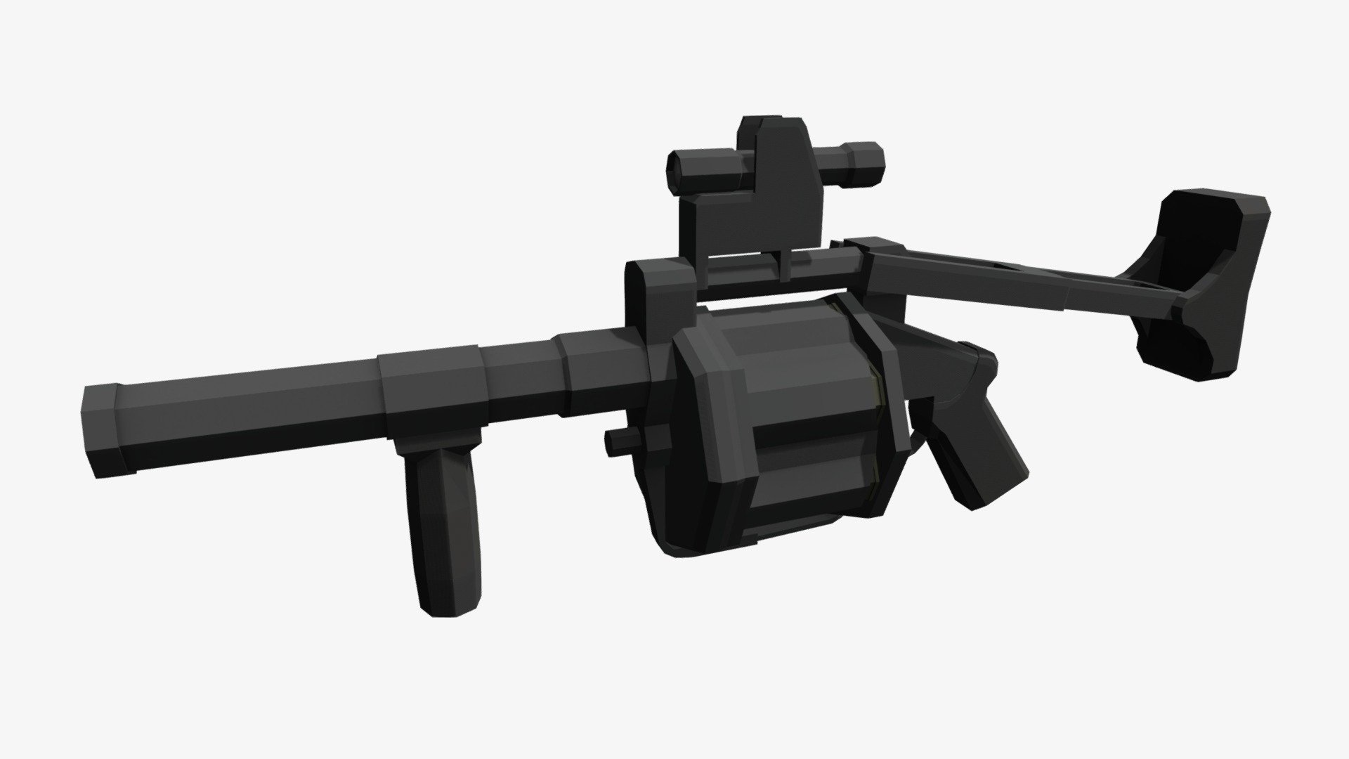 Milkor MGL Mk1 - 3D model by samanthacford [963e183] - Sketchfab