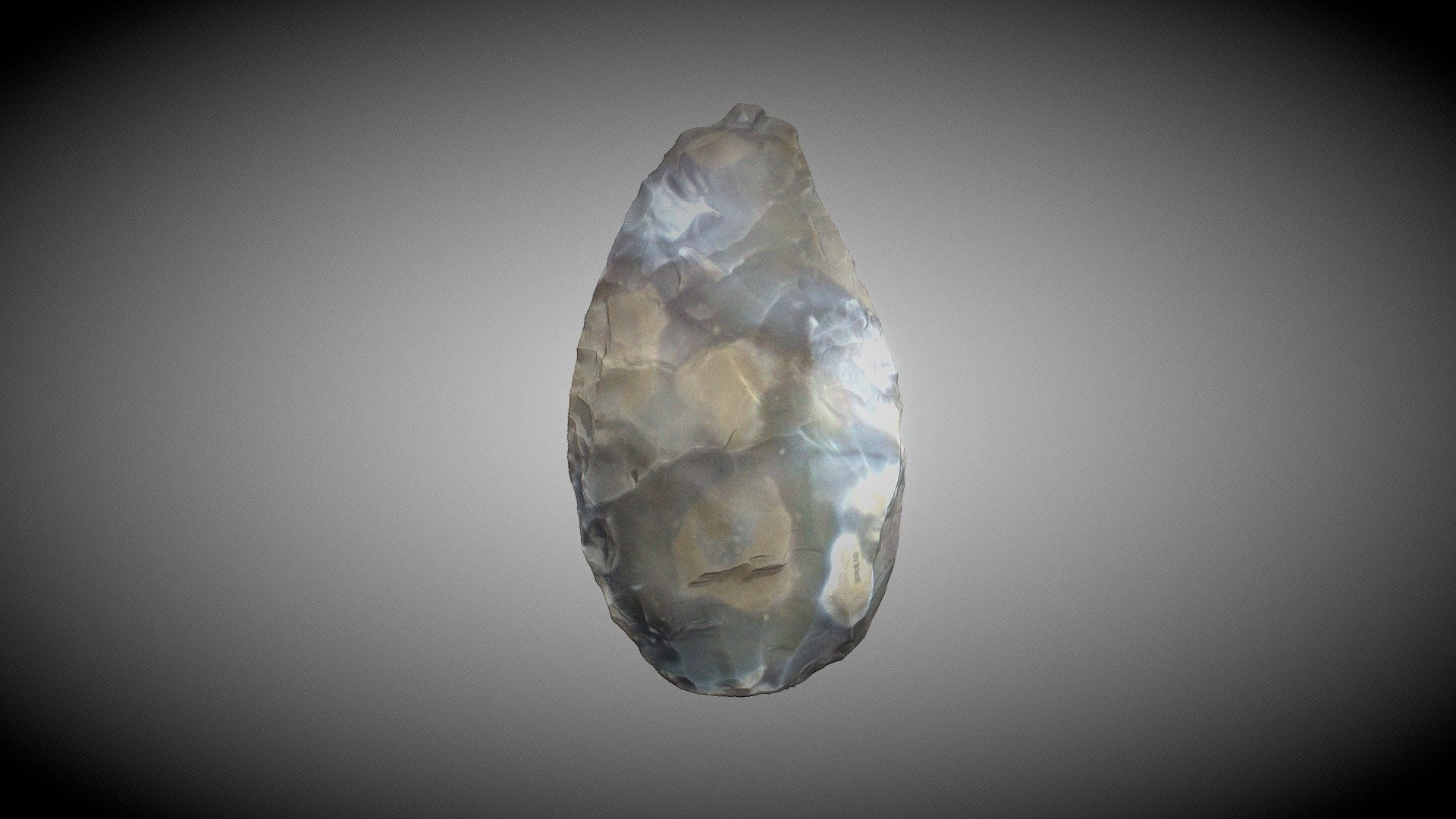 BG-Q1B-205 Acheulean Handaxe, Boxgrove, UK - 3D model by 3Djimmetry ...