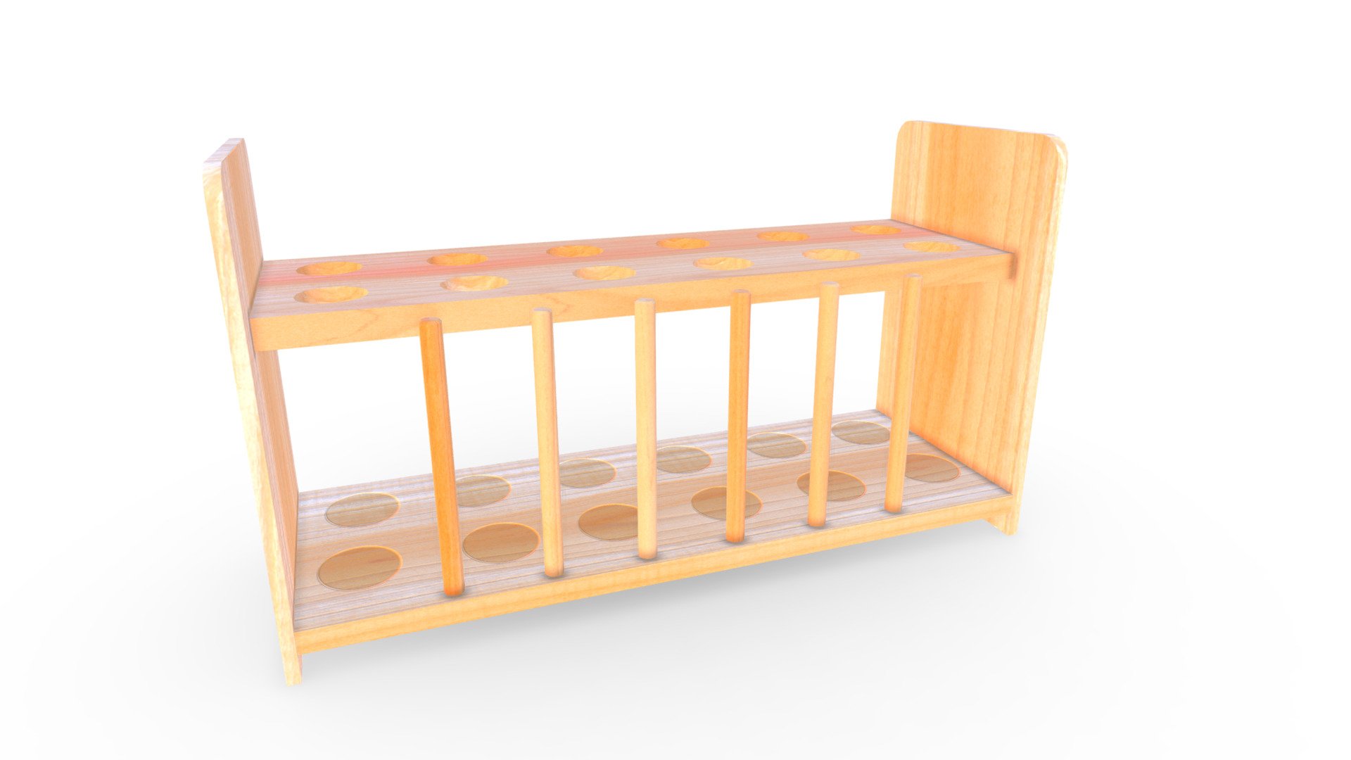 Rak Tabung Reaksi - 3D model by DN Media (@spazmantiz) [96412f0 ...
