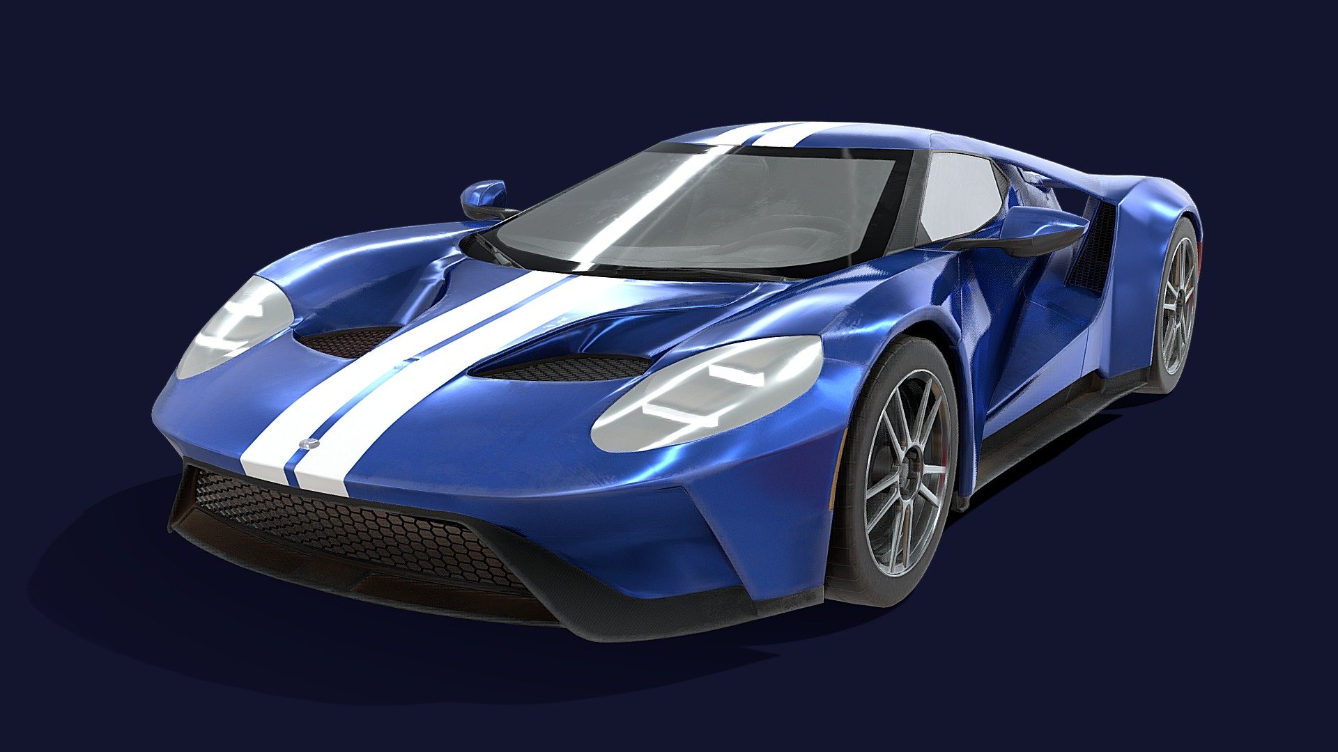 Ford GT 2018 - 3D model by fraileisaac [96446c3] - Sketchfab