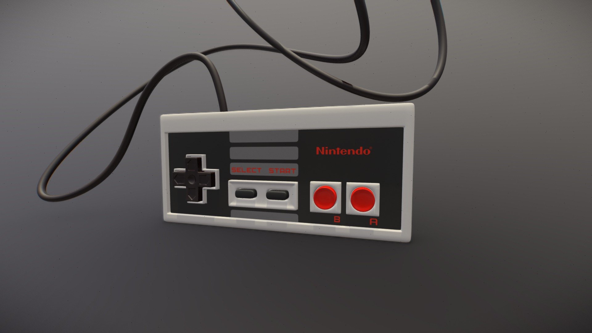 NES Controller v1 - 3D model by aranellone [96449c5] - Sketchfab