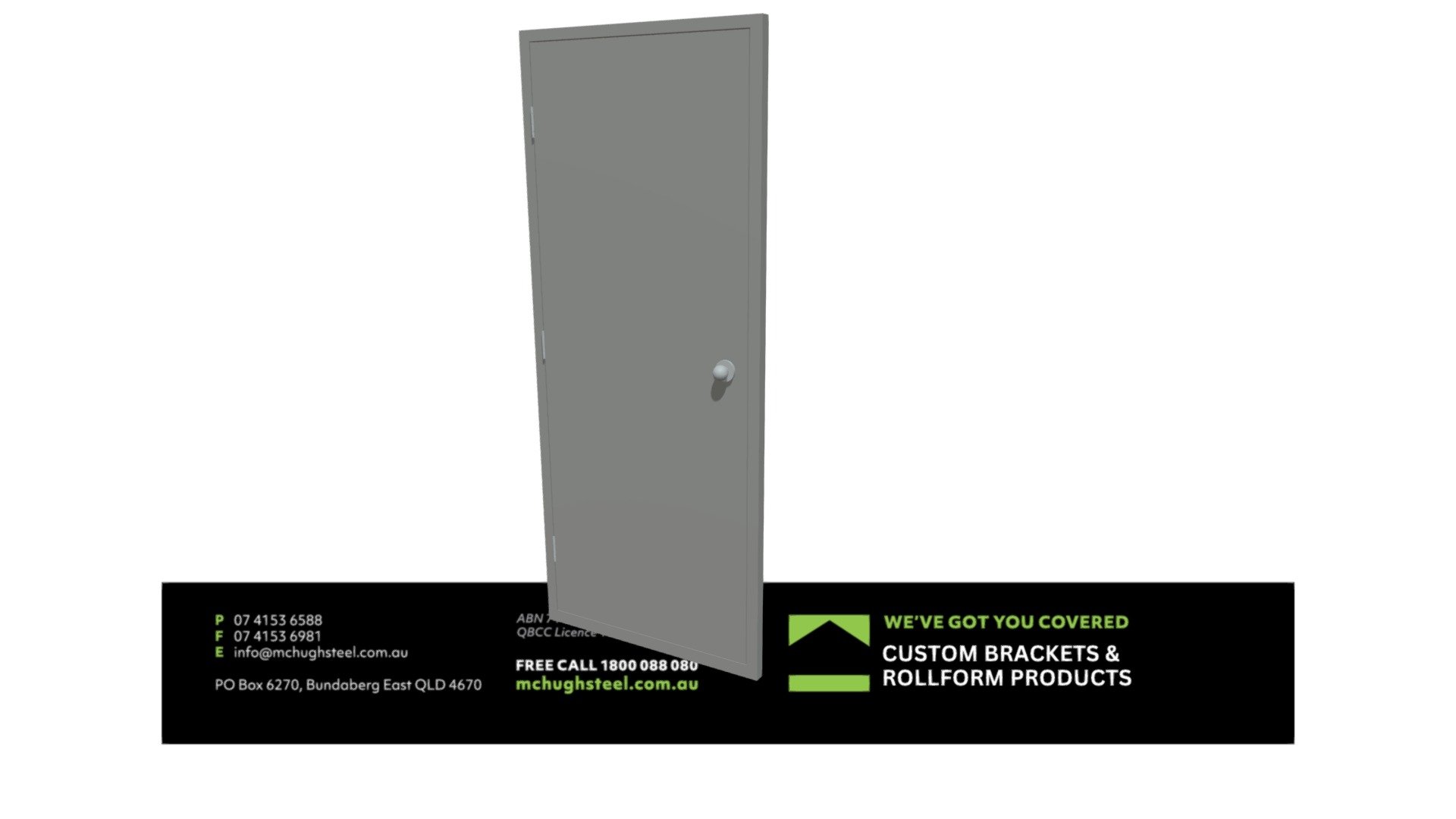 PADSWB PA Door 820 Double Skin Wallaby - 3D model by mchughsteel ...