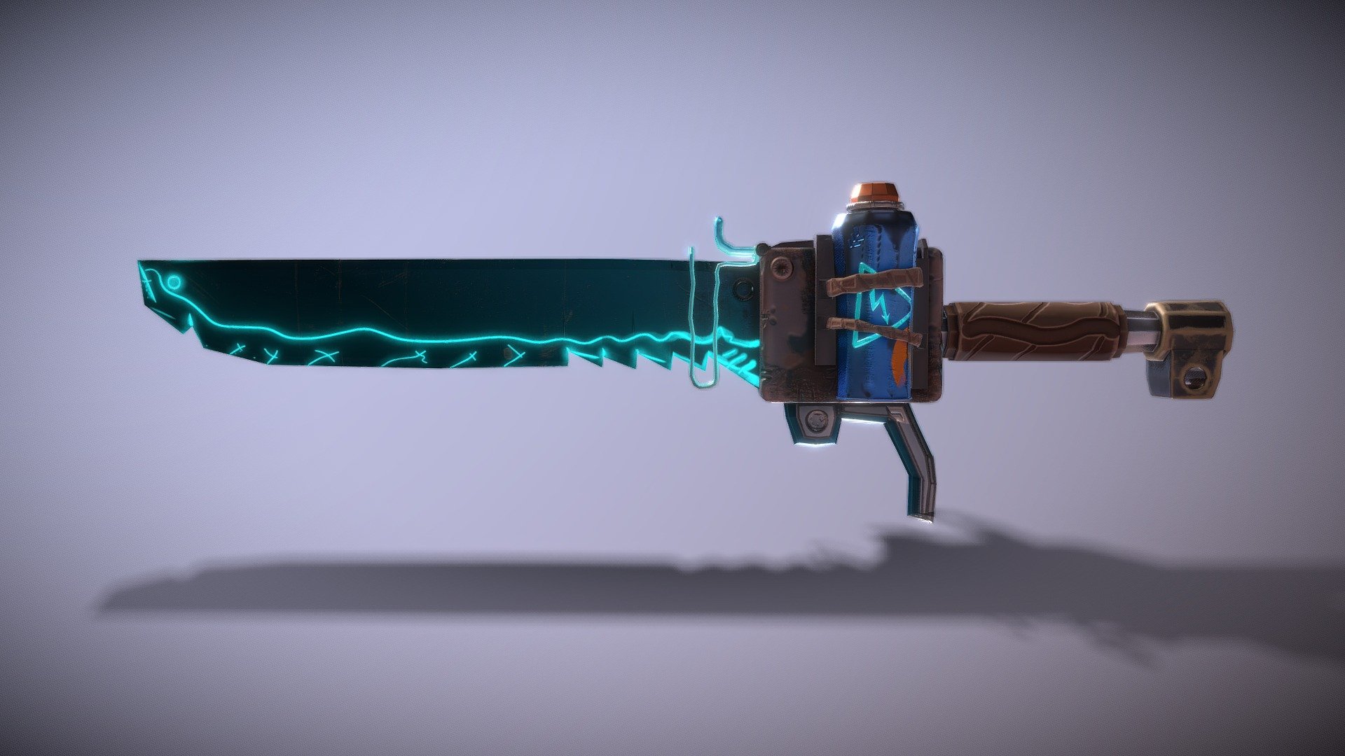 CyberPunk_Sword - 3D model by andresch3D [9649075] - Sketchfab