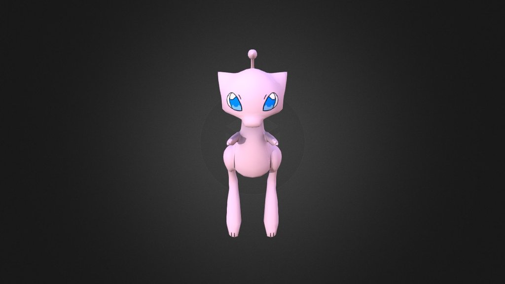Mew - 3D model by pwnzly [9649d41] - Sketchfab