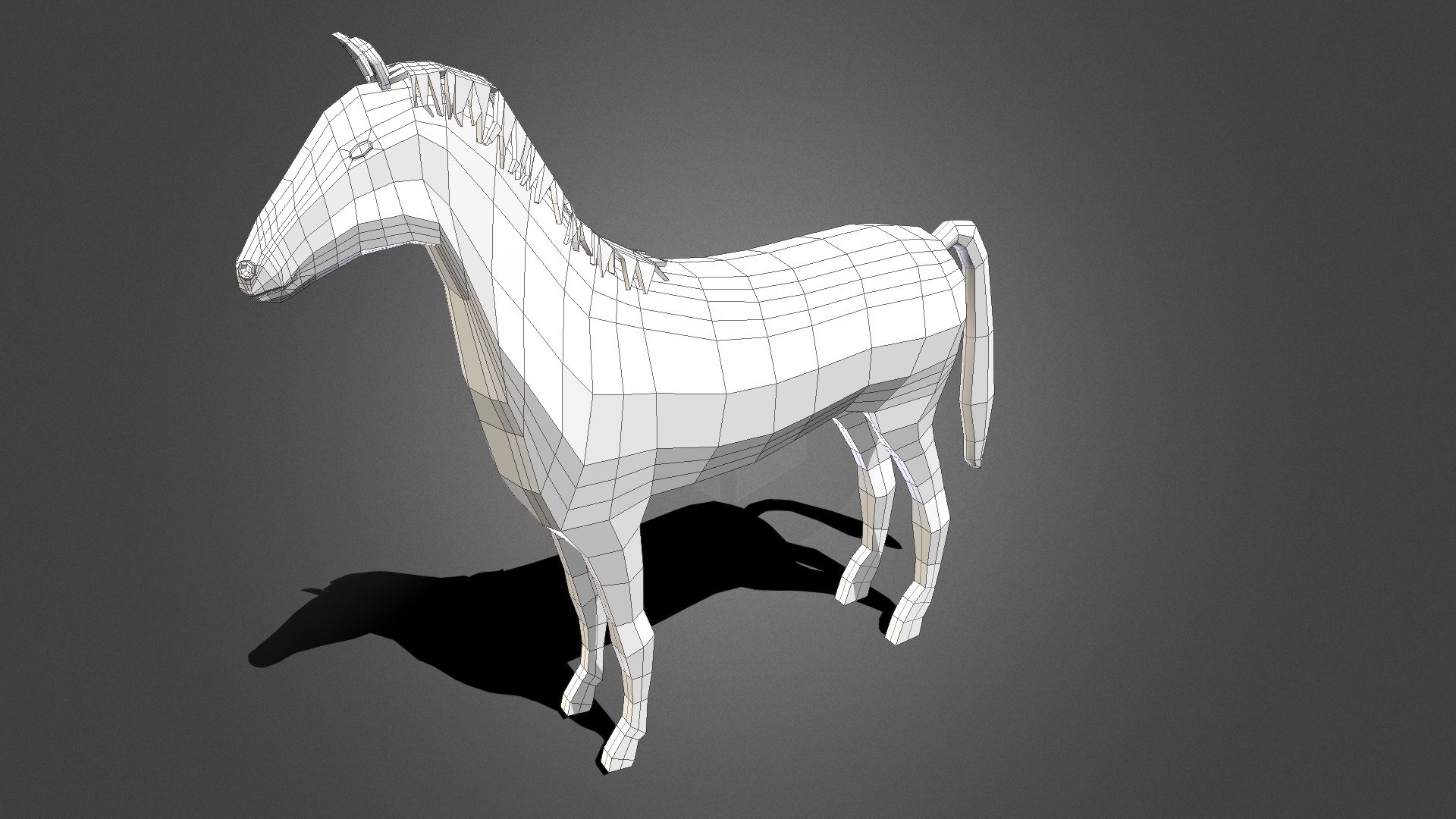 Lowpoly - Horse - 3D model by dgsamples2 [964a604] - Sketchfab