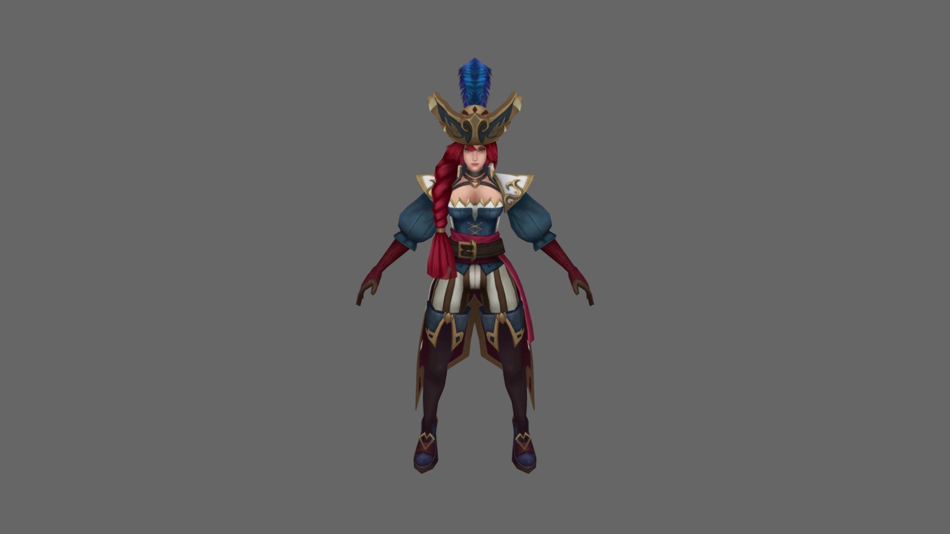 Miss fortune - 3D model by kejun (@kejunwu) [964b298] - Sketchfab