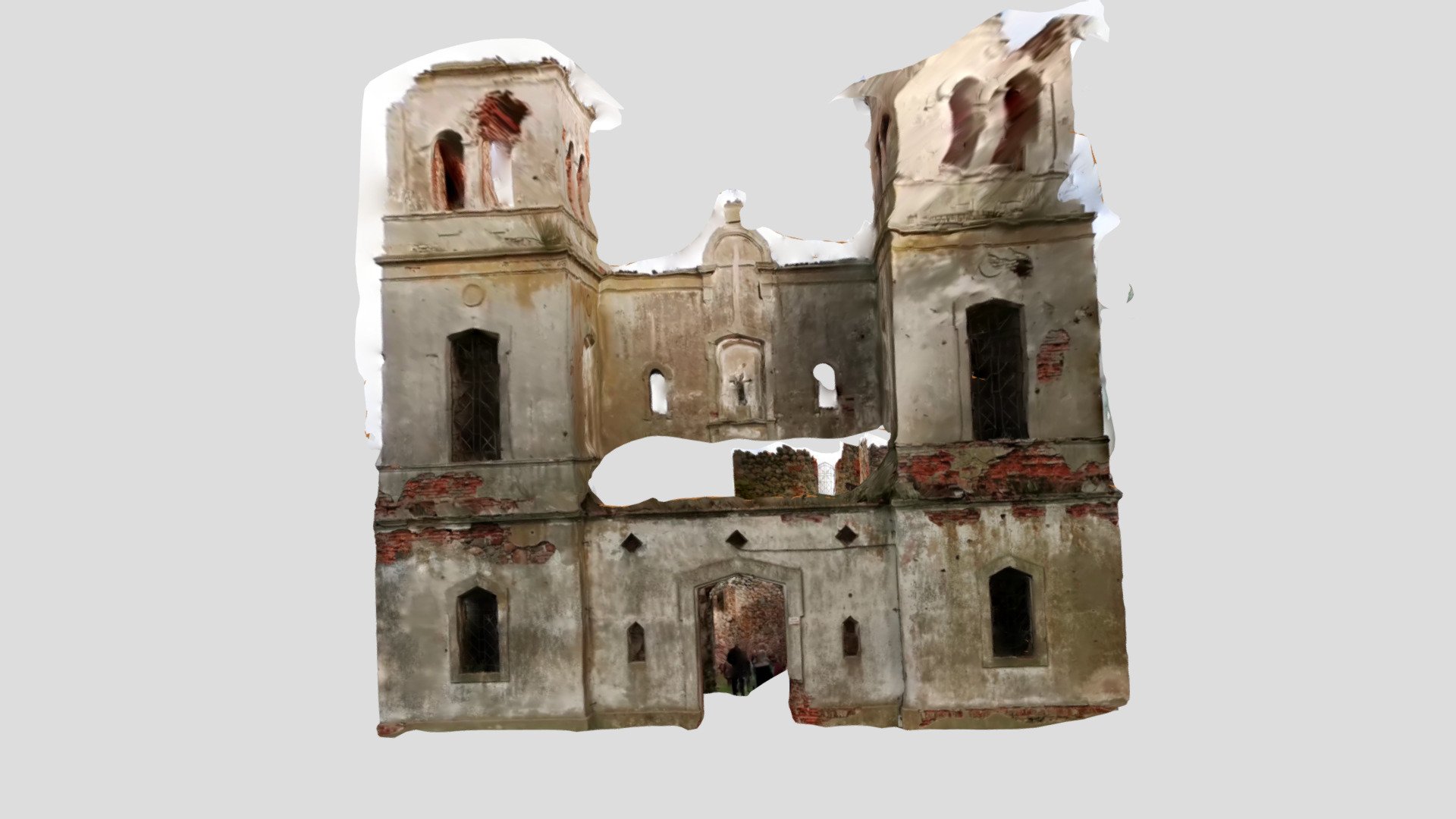 Ruined Church Mesh - 3D model by m3dv [964c52a] - Sketchfab