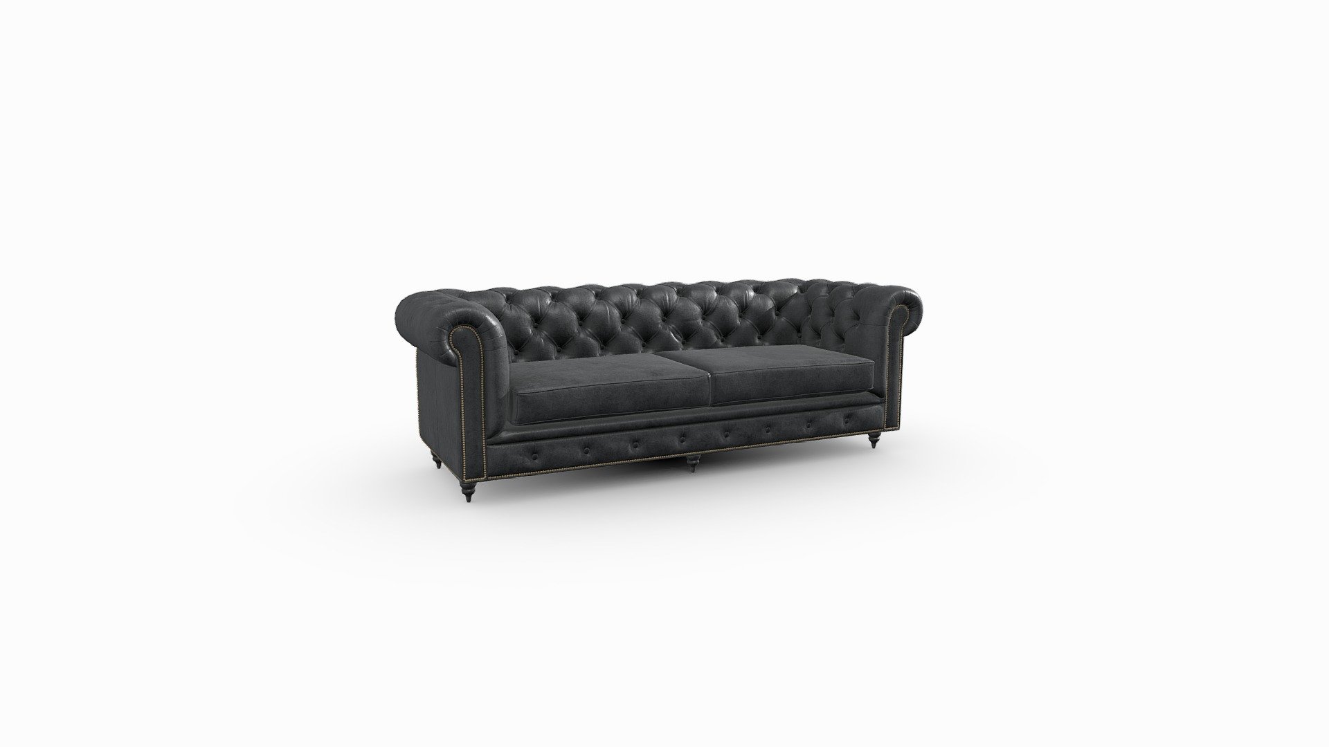 4962_SOFA CUERO 3PT CAPITONEADO NEGRO - Buy Royalty Free 3D model by Inmersivo S.A.S ...