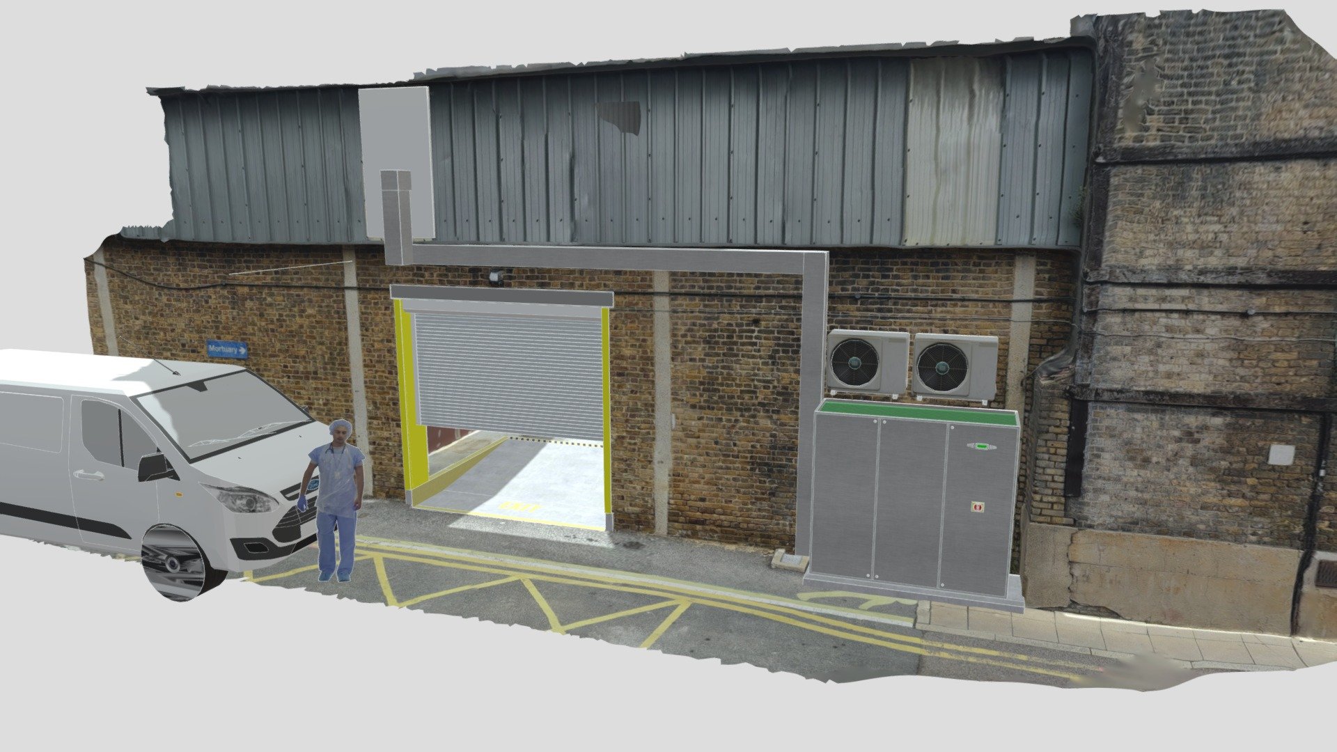 PROPOSAL entrance - 3D model by ksa2020 / Dezine 2020 (@ksa2020 ...