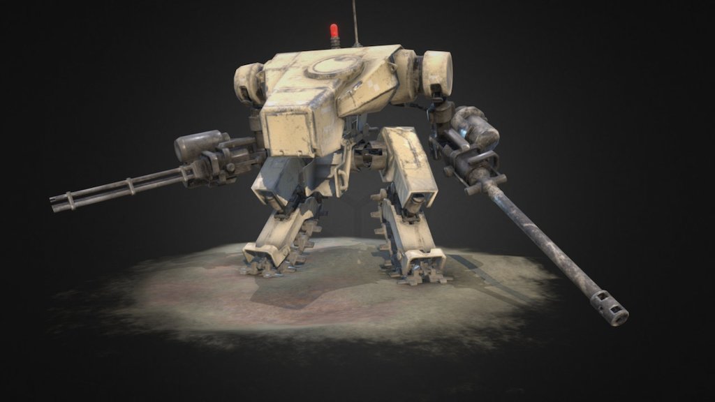 JP Mech - Sand - 3D model by Justin Hrala (@justinhrala) [964f7b0 ...