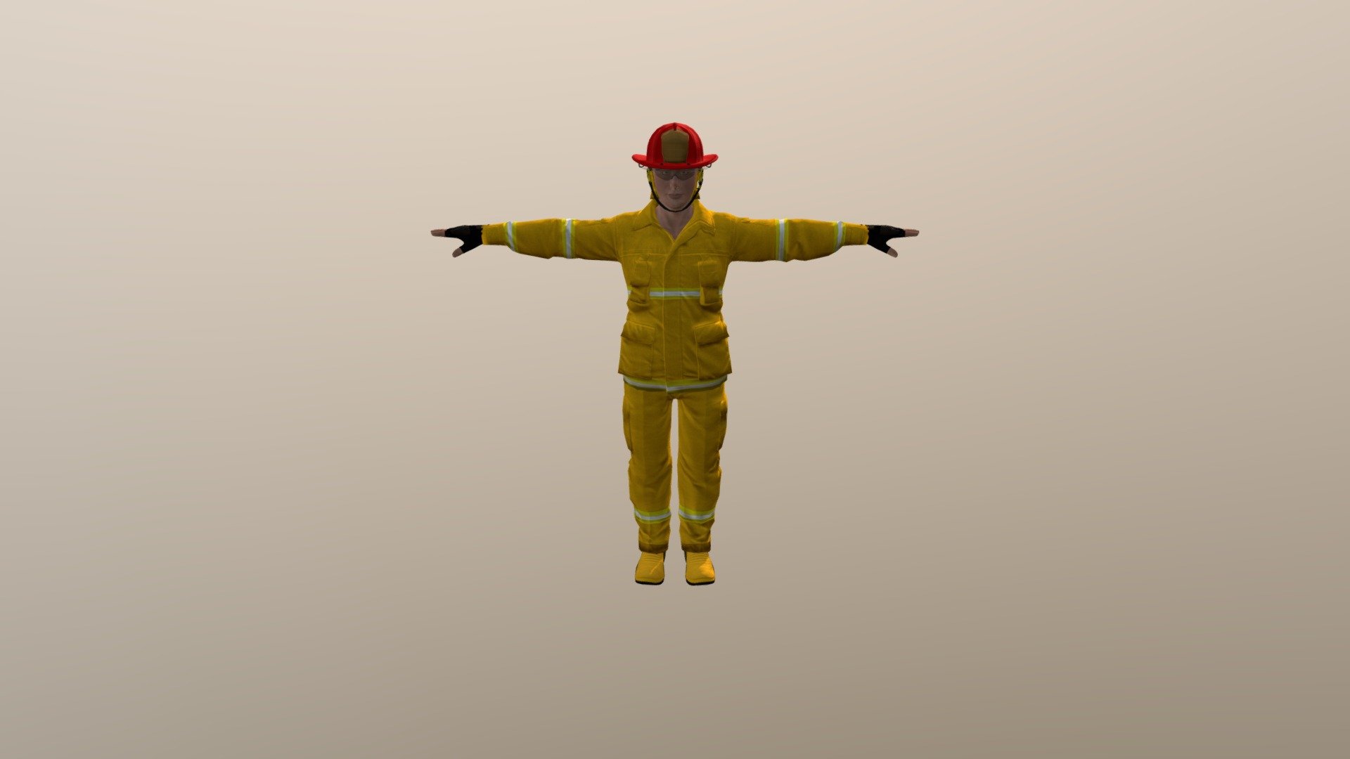 Firefighter - Download Free 3D model by doctortex [964fa8b] - Sketchfab