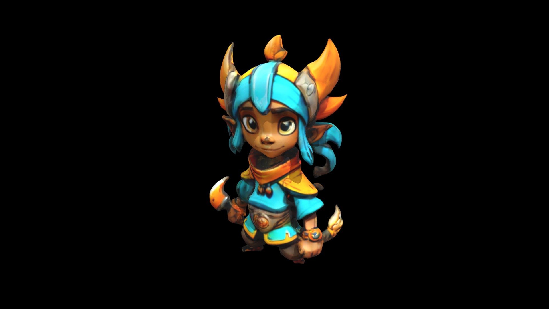 "Fierce and Adorable A Young Dragon Protagonist - Download Free 3D ...