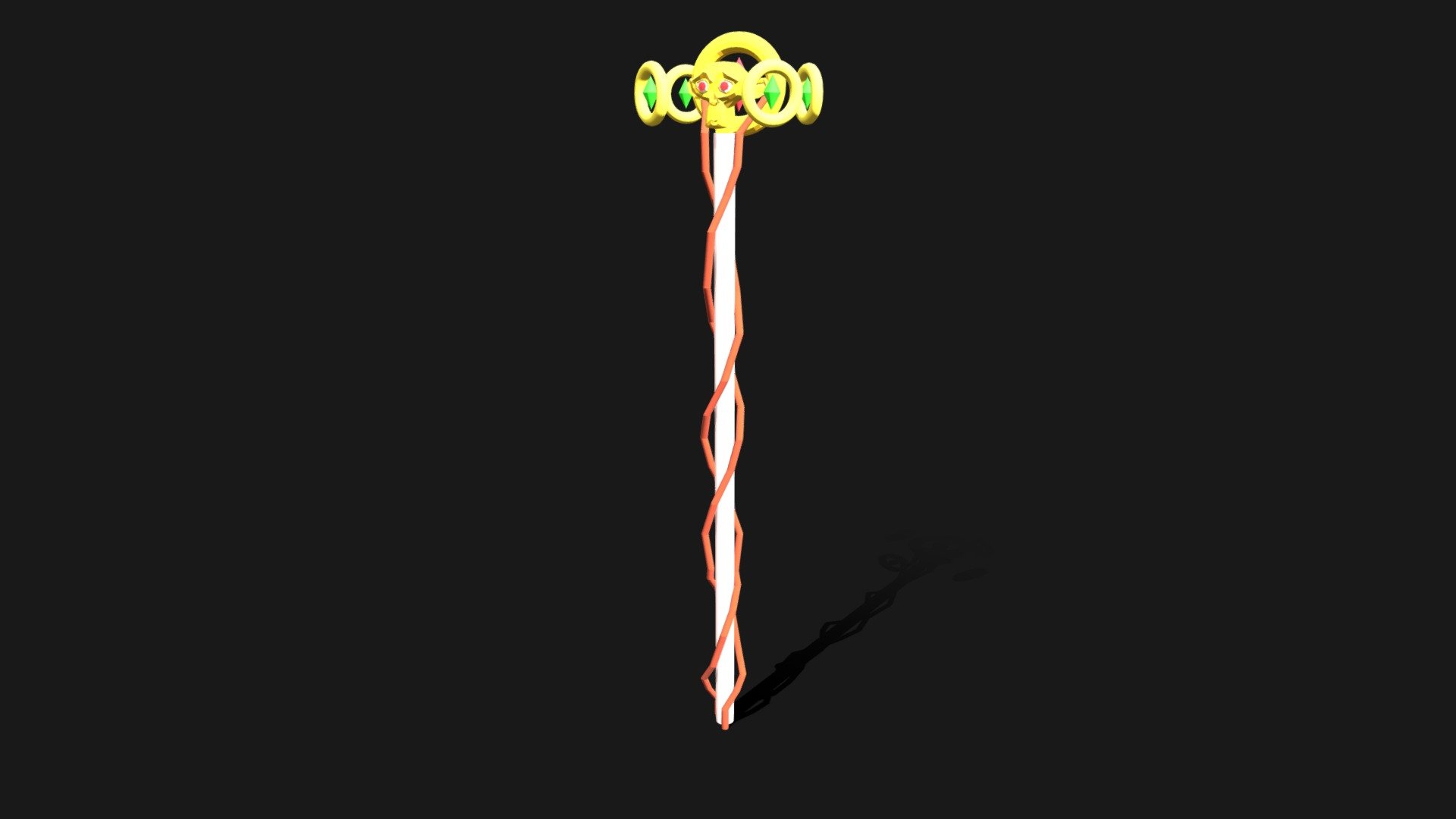 Magic staff of the Great Monkey - Download Free 3D model by Kubox ...