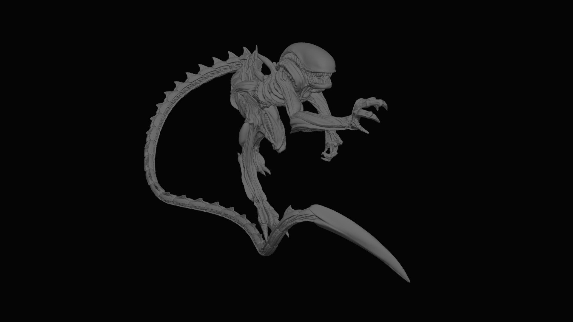 Alien fanart miniature/figurine - 3D model by Shataraterevar (@tlicau ...