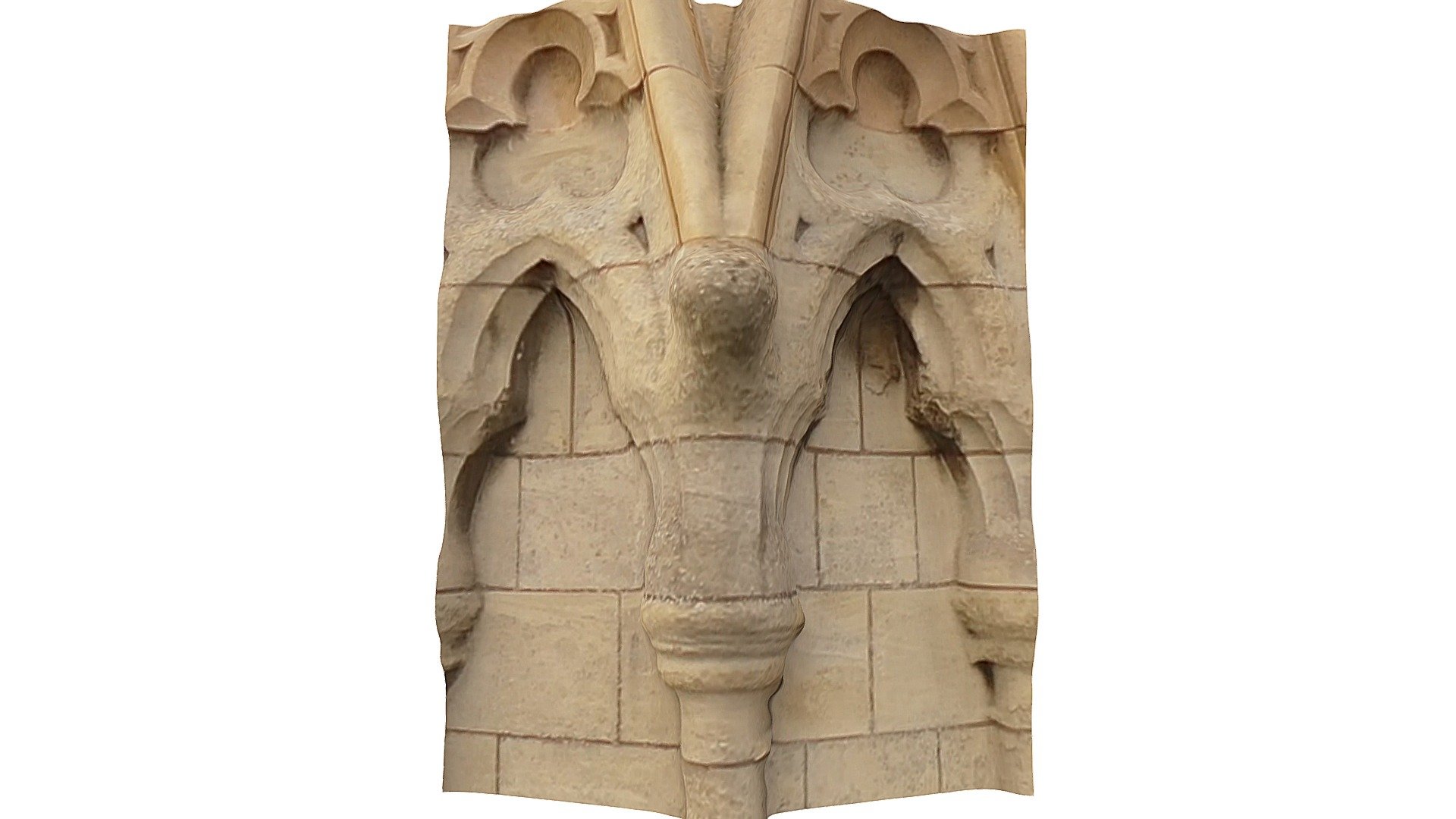 Weathered label stop 2 C19th* - 3D model by Rochester Cathedral ...