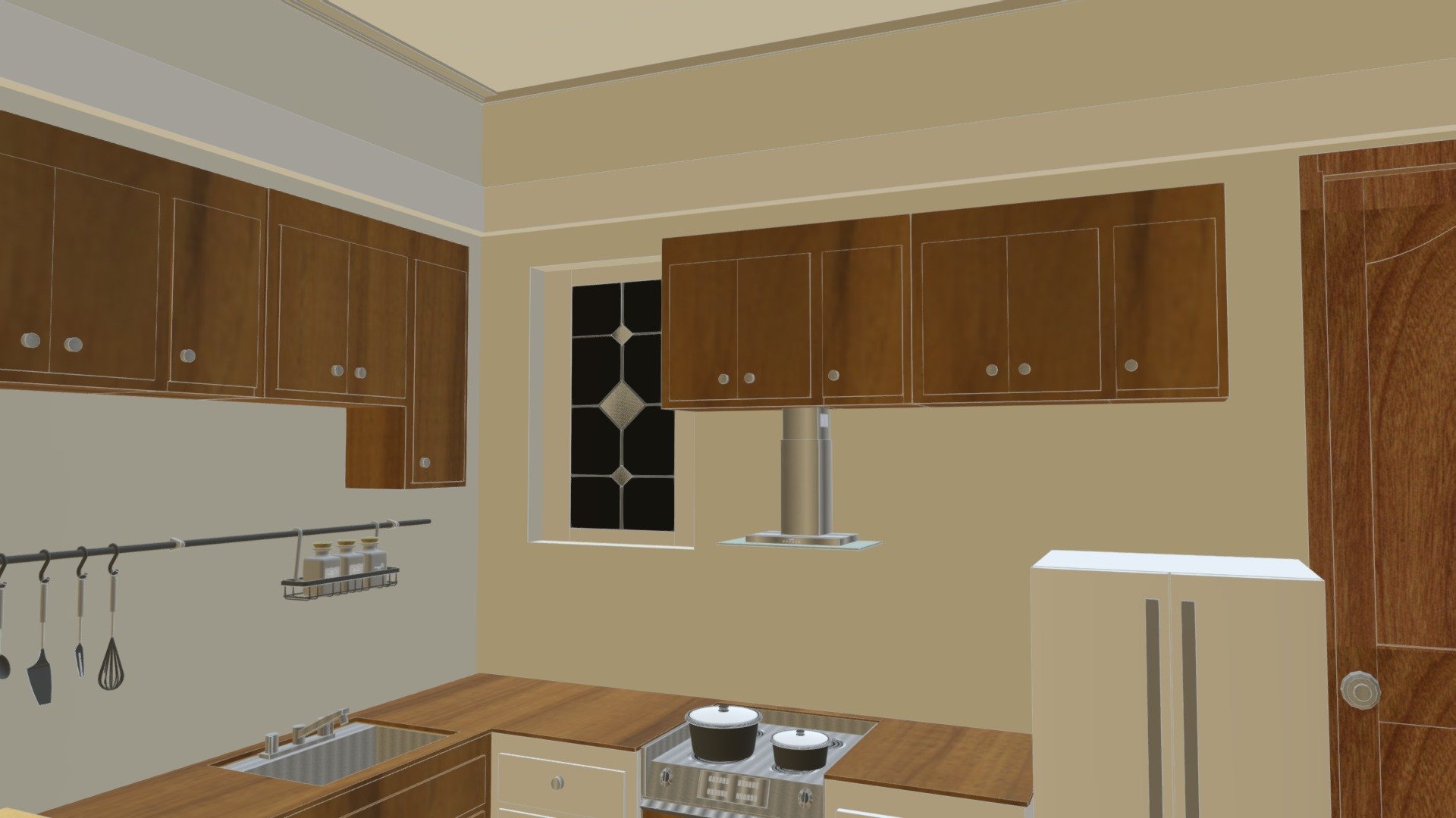 kitchen sample - 3D model by luciomonter [965f95c] - Sketchfab