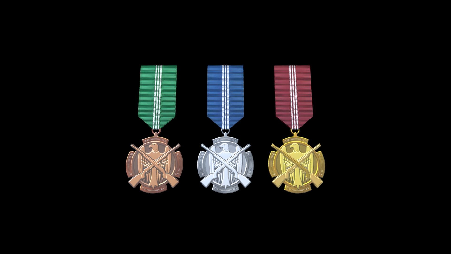 Marksman Medals (Ace Combat 7) - Download Free 3D model by Luna ...