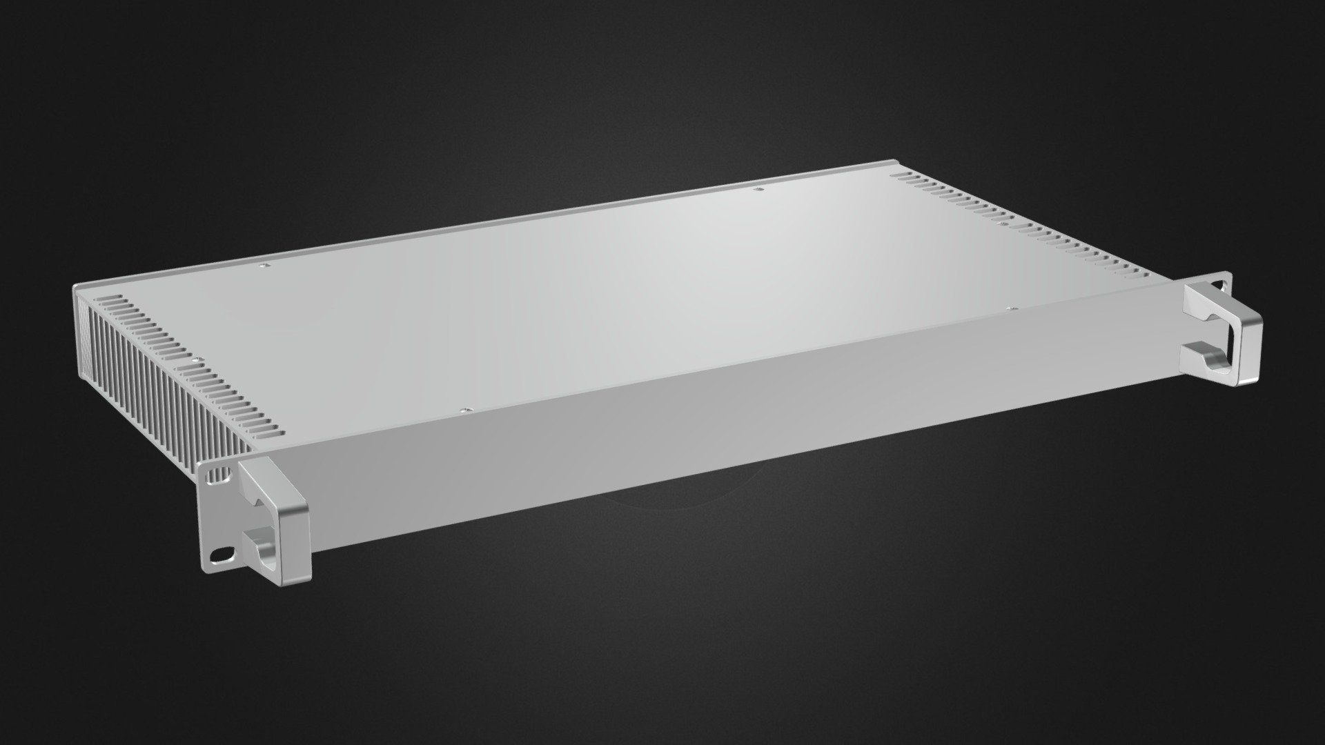 取手付ヒートシンクラックマウントケース - HYRHシリーズ (1U) - 3D model by TAKACHI in japan ...