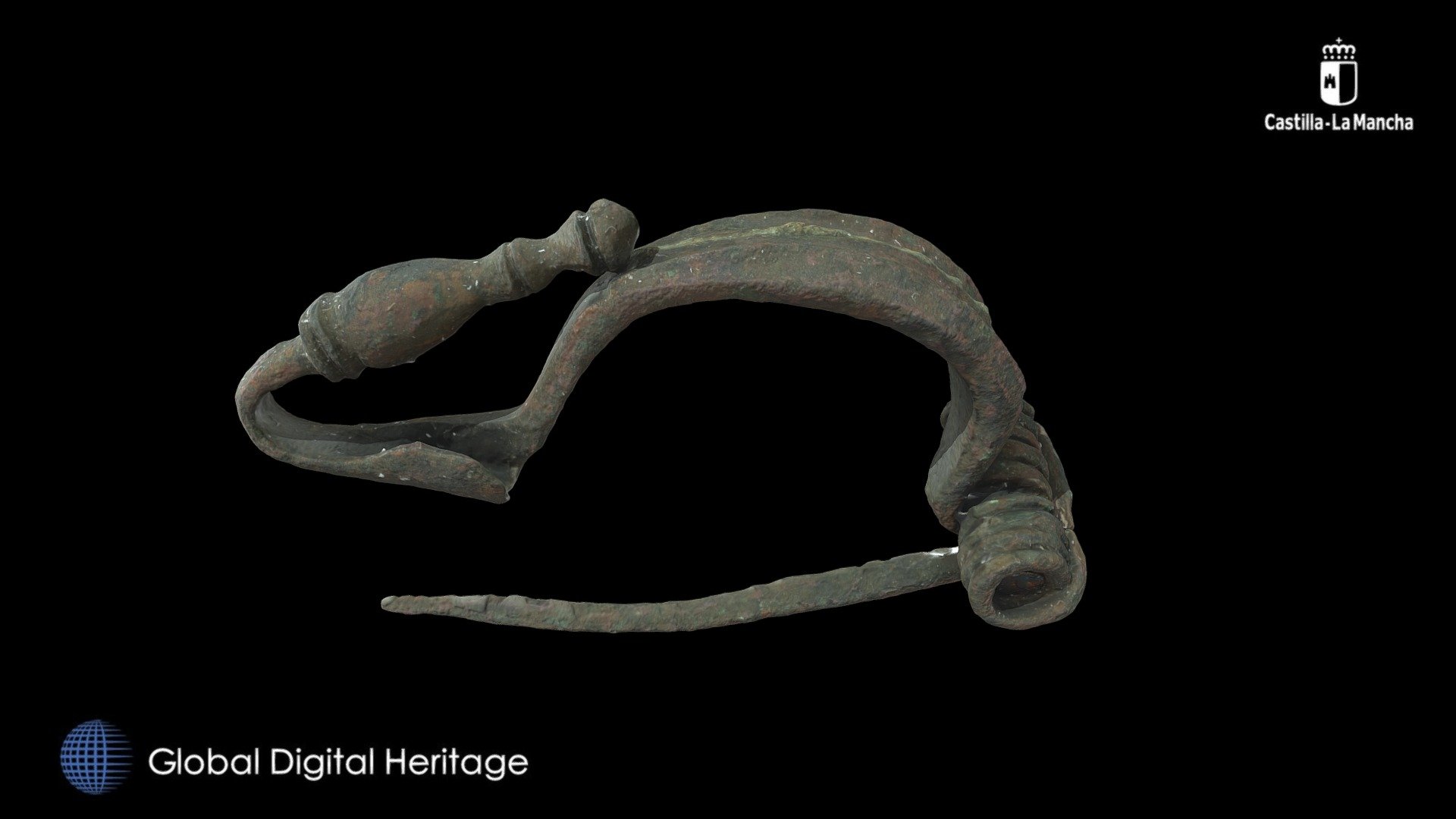 Bronze hispanic fibula, Cerro de las Cabezas - Download Free 3D model ...