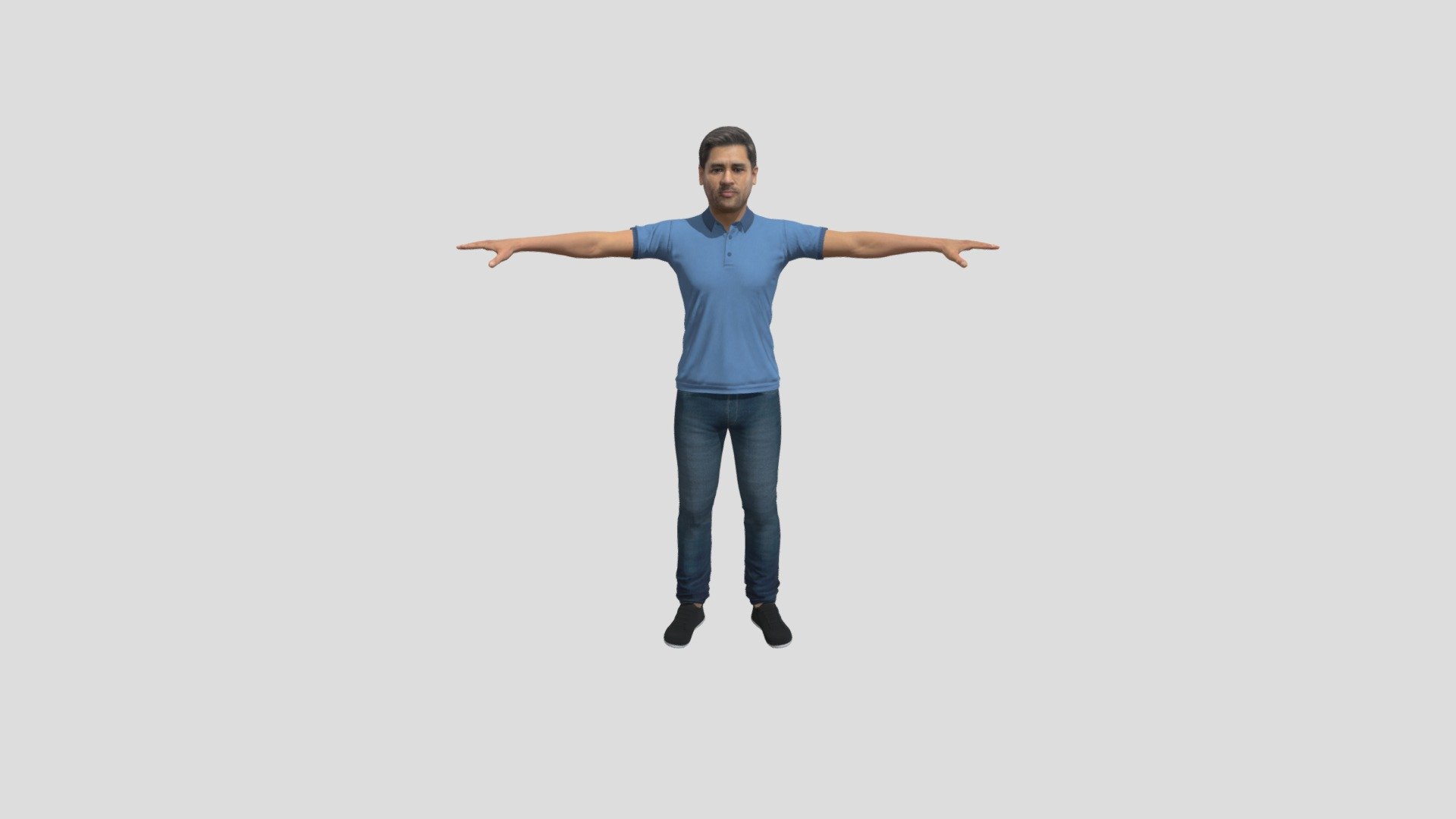 Mahendra Singh Dhoni (Indian cricketer) - Download Free 3D model by ...