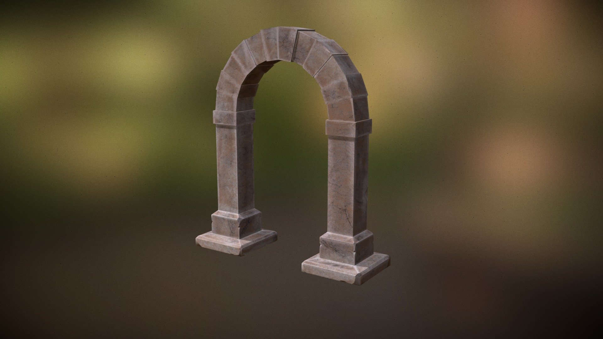 Lowpoly Classical Archway - Download Free 3D model by Archiflux ...