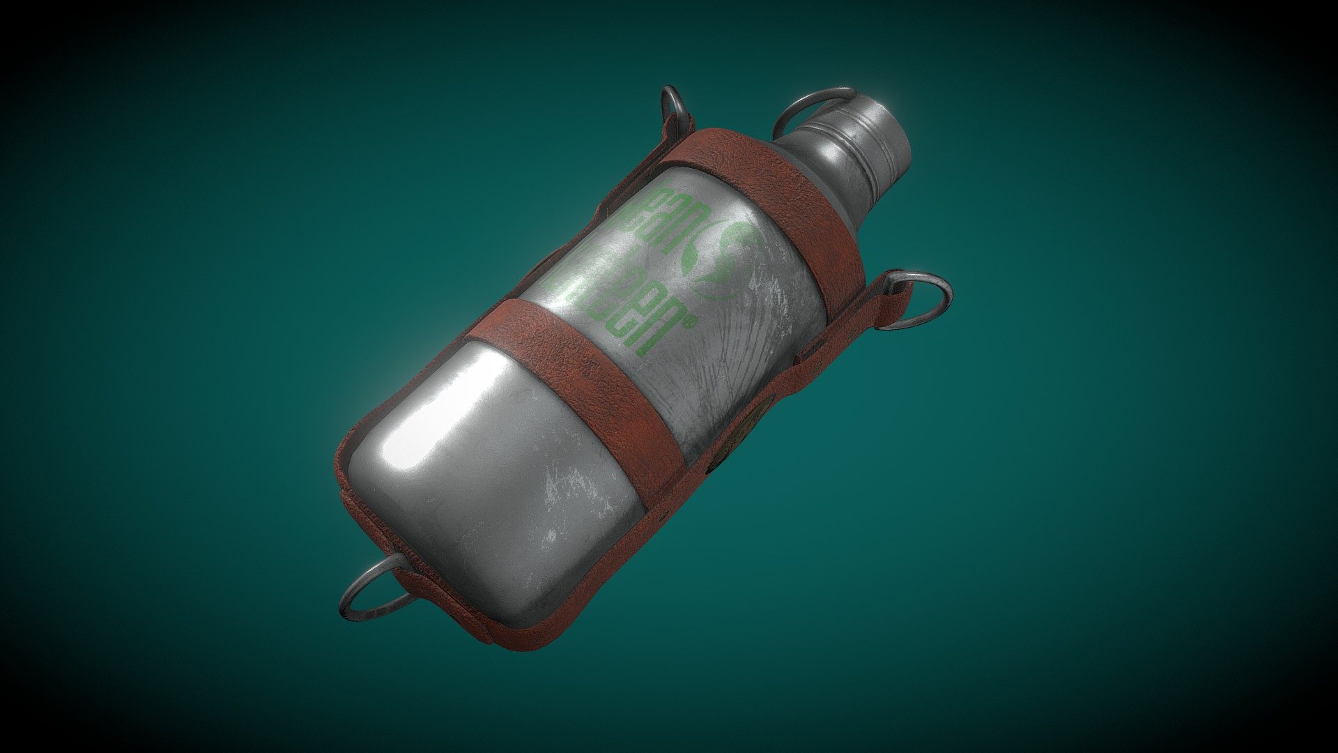 A Cantine Bottle - 3D model by RickyGreen [9665eb3] - Sketchfab