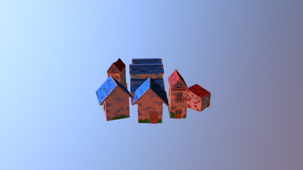 Cardboard House 2 - 3D model by Miaupo0 [96679f6] - Sketchfab