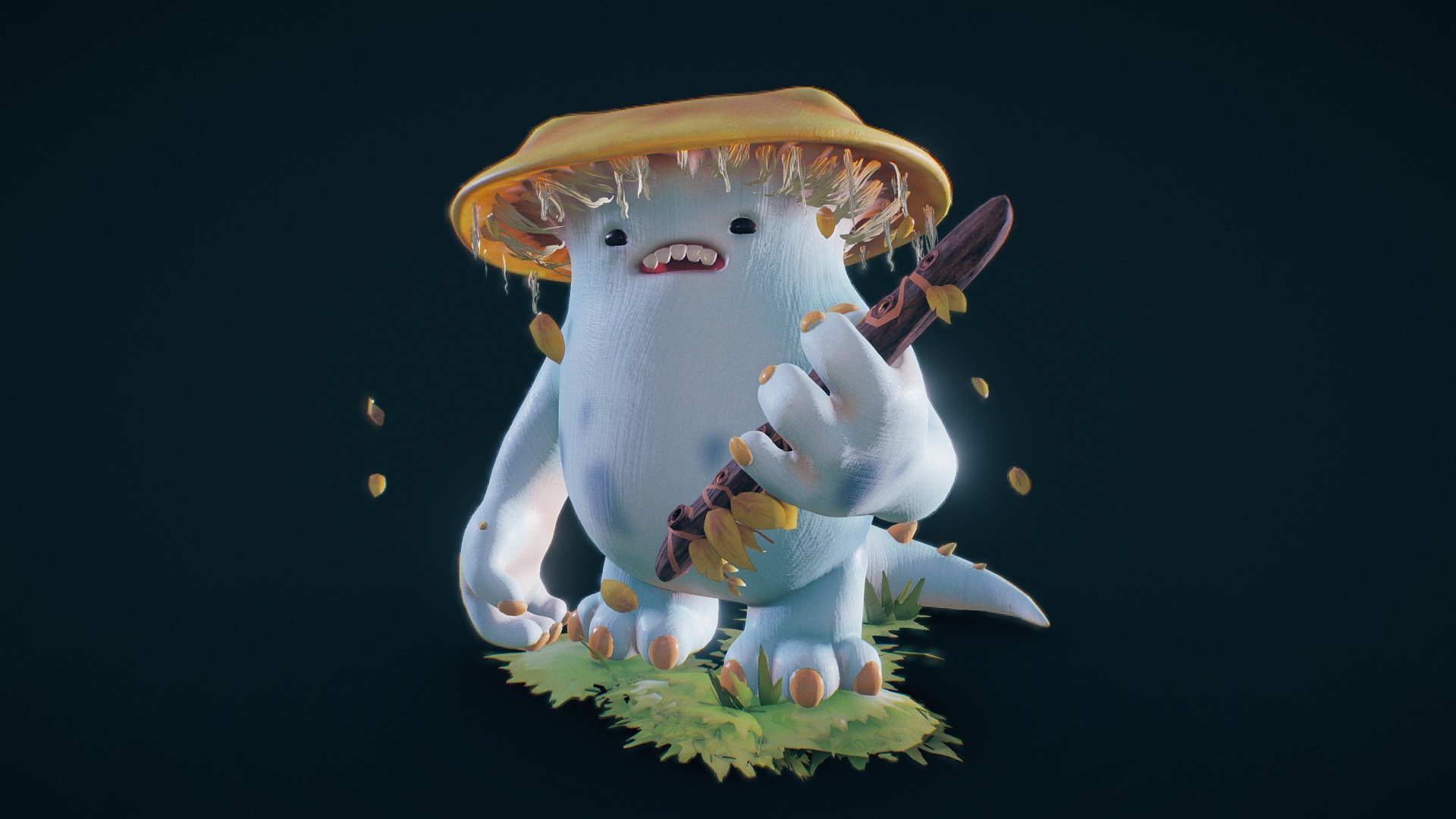 Mushroom Creature - 3D model by irgalio (@irgar) [9668105] - Sketchfab