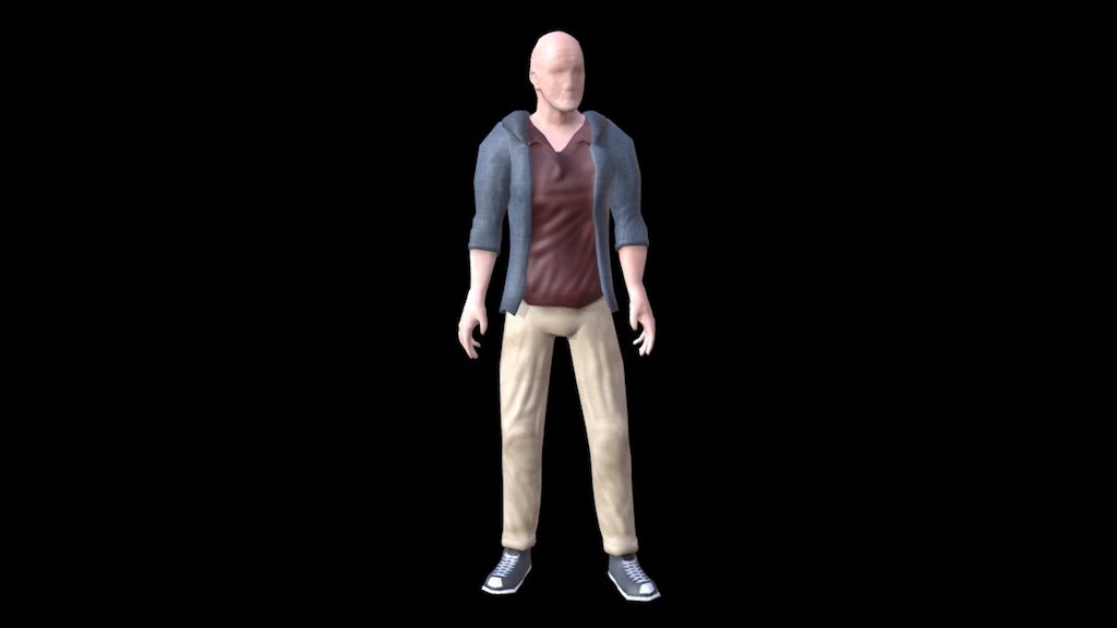 Faceless Character Mesh - 3D model by Thomas.Osterhammel (@Thost ...