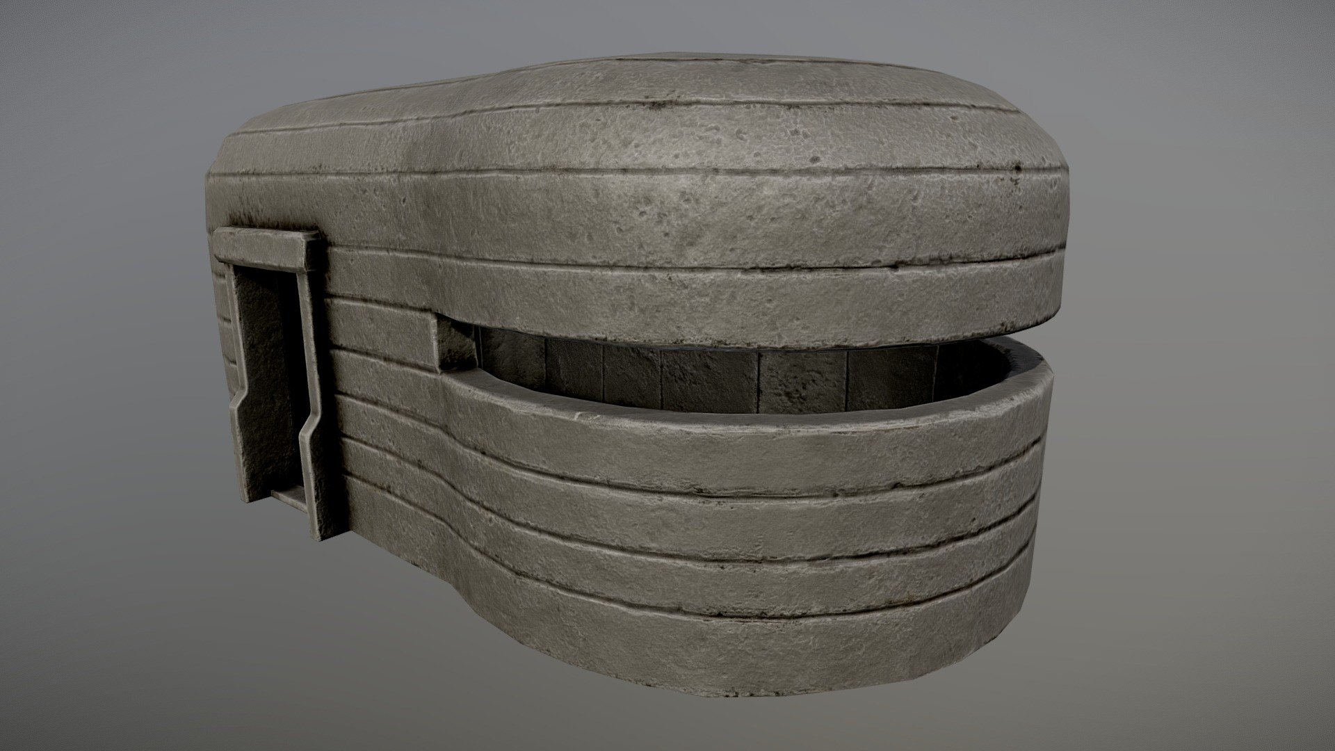 Concrete Bunker 2 PBR - Buy Royalty Free 3D model by GamePoly (@triix3d ...