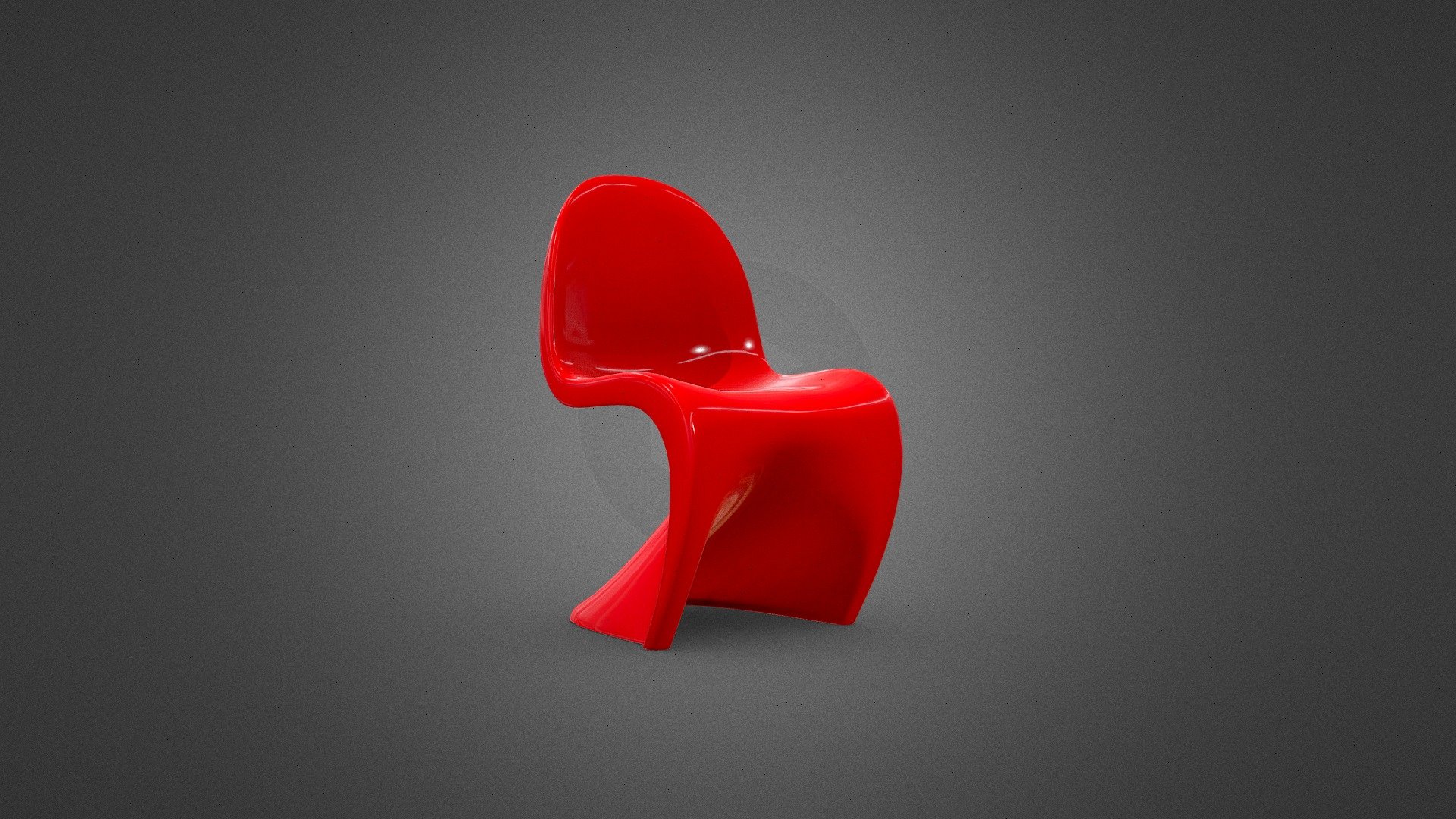 Retro Panton Chair - Buy Royalty Free 3D model by Alexandre Orlans ...