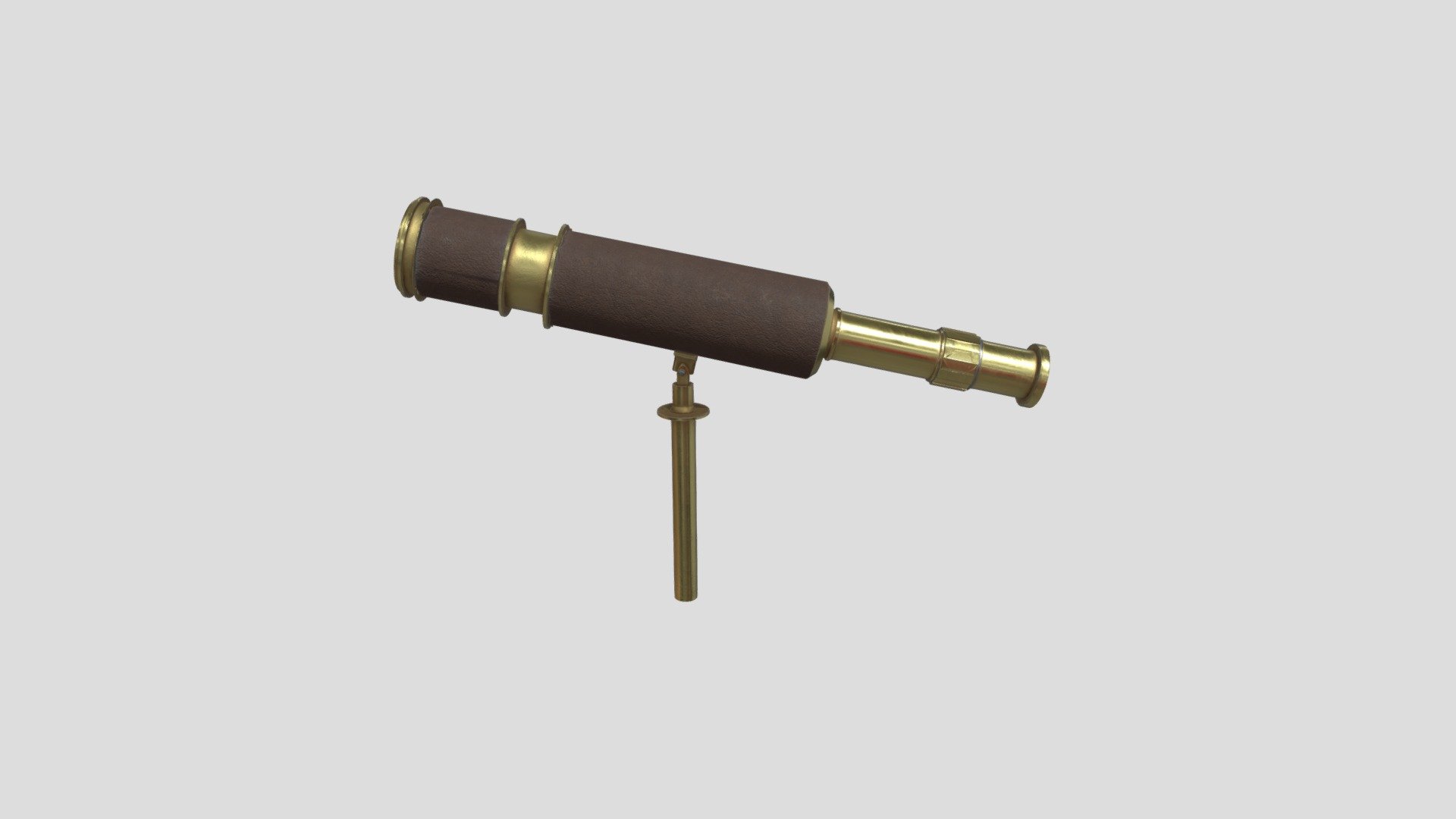 Old telescope - Download Free 3D model by Artyooooom [966c527] - Sketchfab