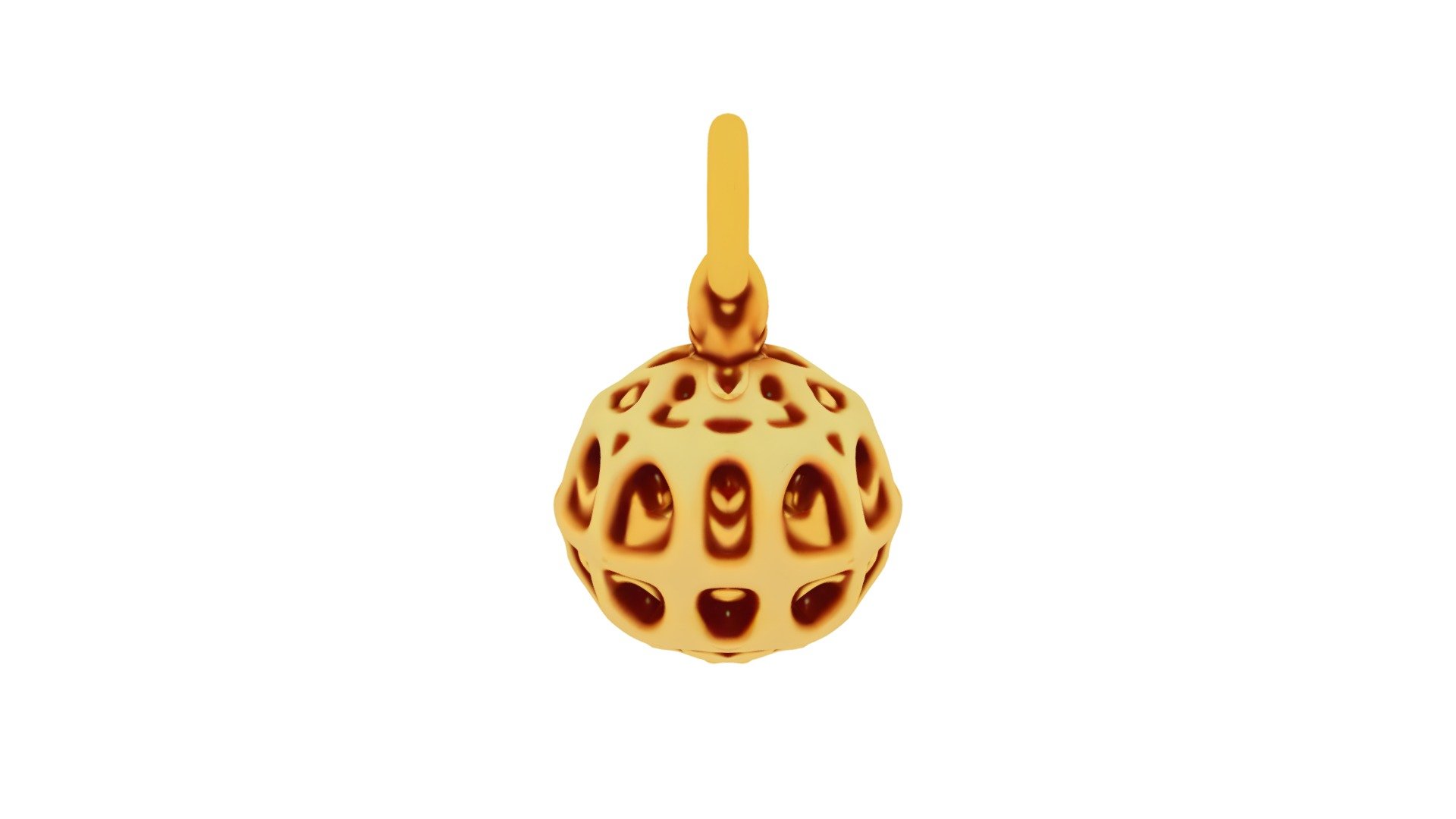 gold pendant with intricate design - 3D model by BRENDON031ZA [9670c71 ...