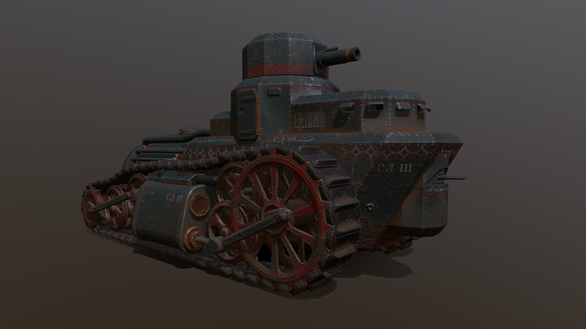 Mobile Fortress Steam Tank - Download Free 3D model by Jesse Blom ...