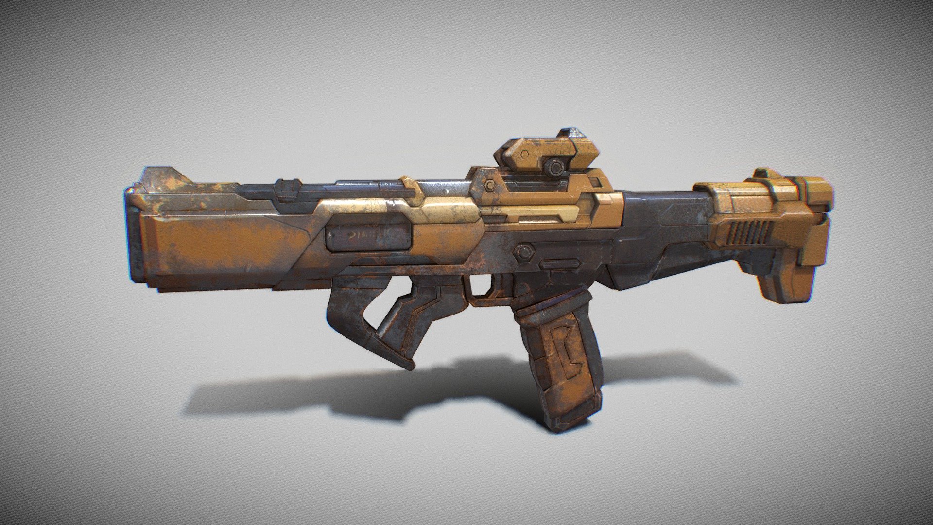 Neon Gun v1 - Download Free 3D model by ChamberSu1996 [9672791] - Sketchfab