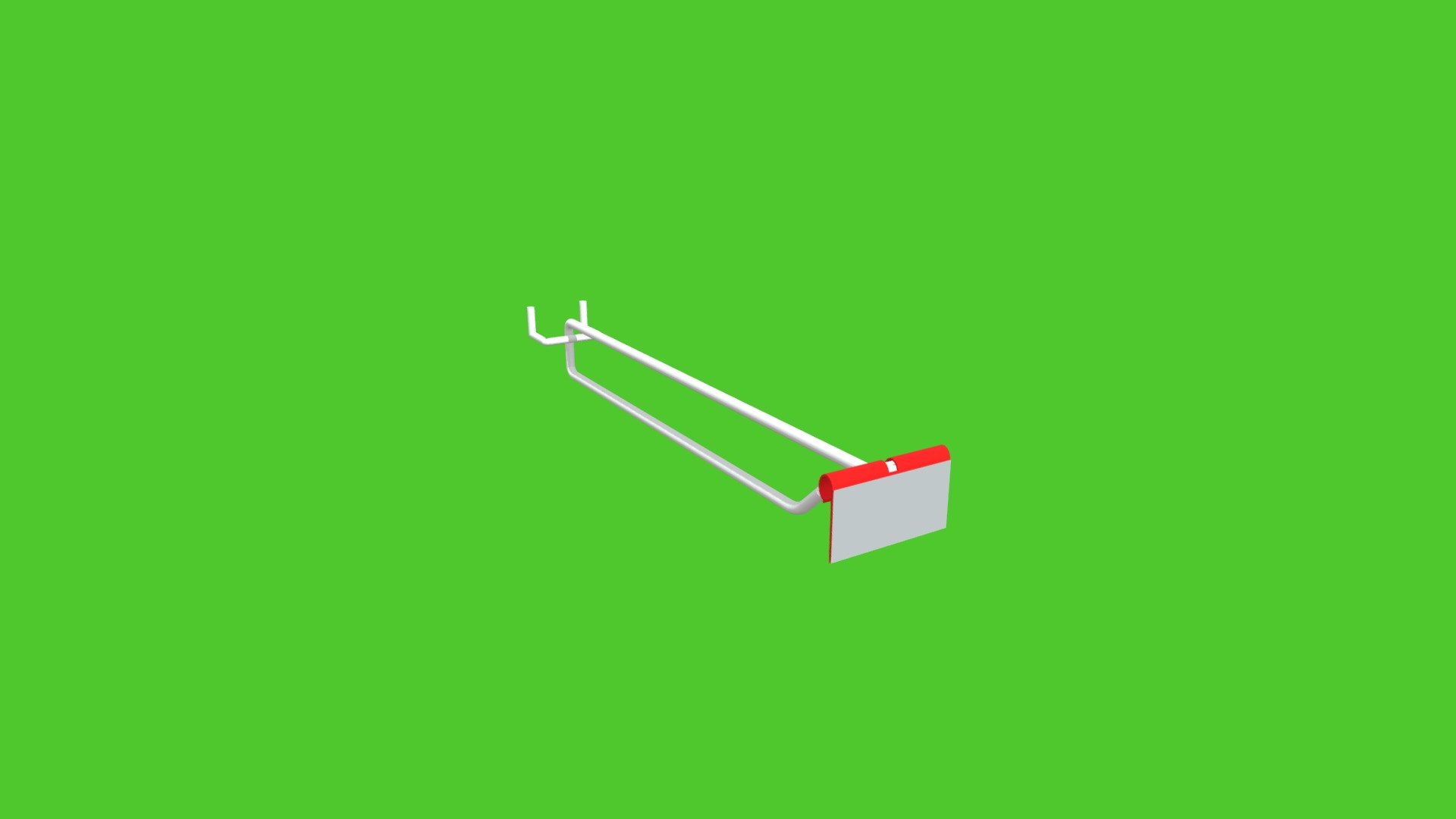 single_pegboard_hooks_with_price_tag_25cm - Download Free 3D model by ...