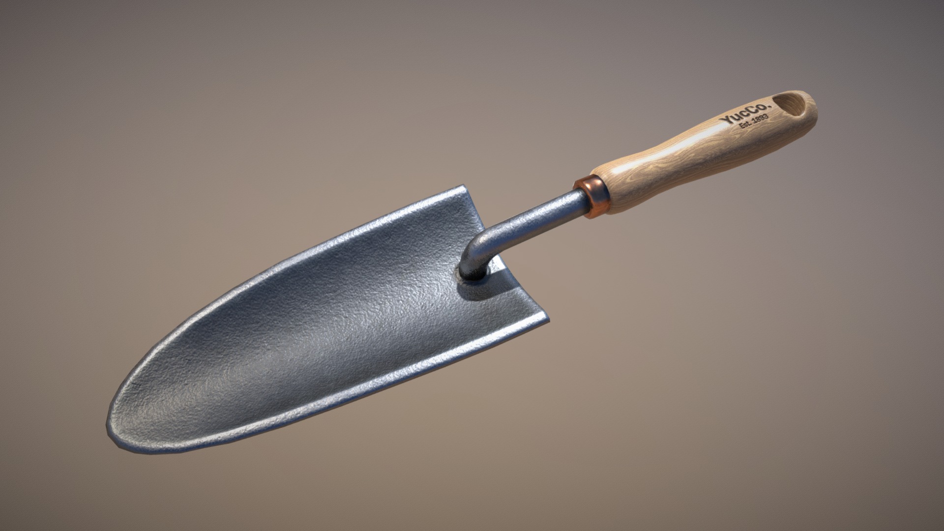 Stay Hydrated Hand Spade Shovel - Buy Royalty Free 3D model by ...